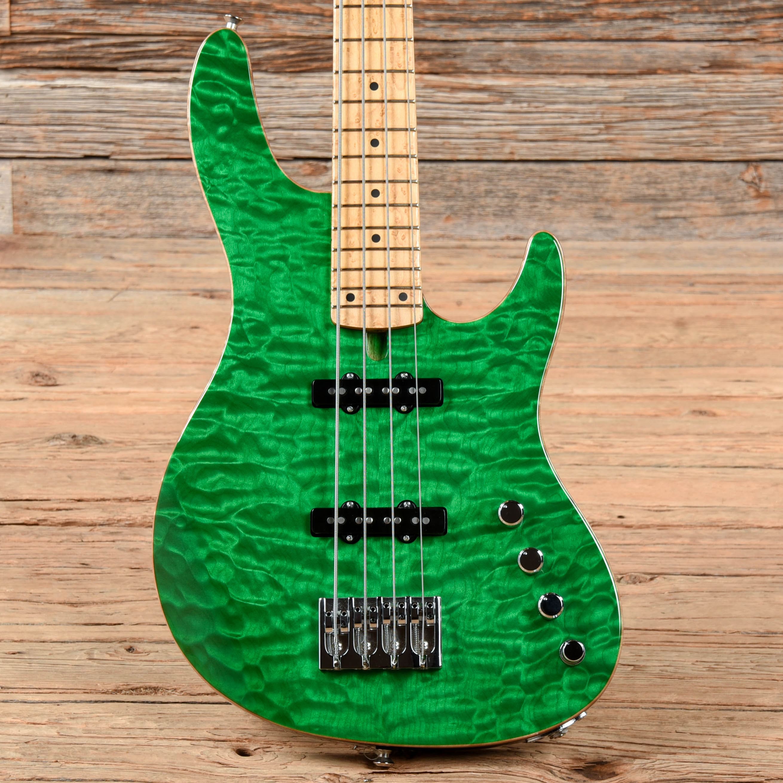 Mike Lull M4XL Transparent Green – Chicago Music Exchange