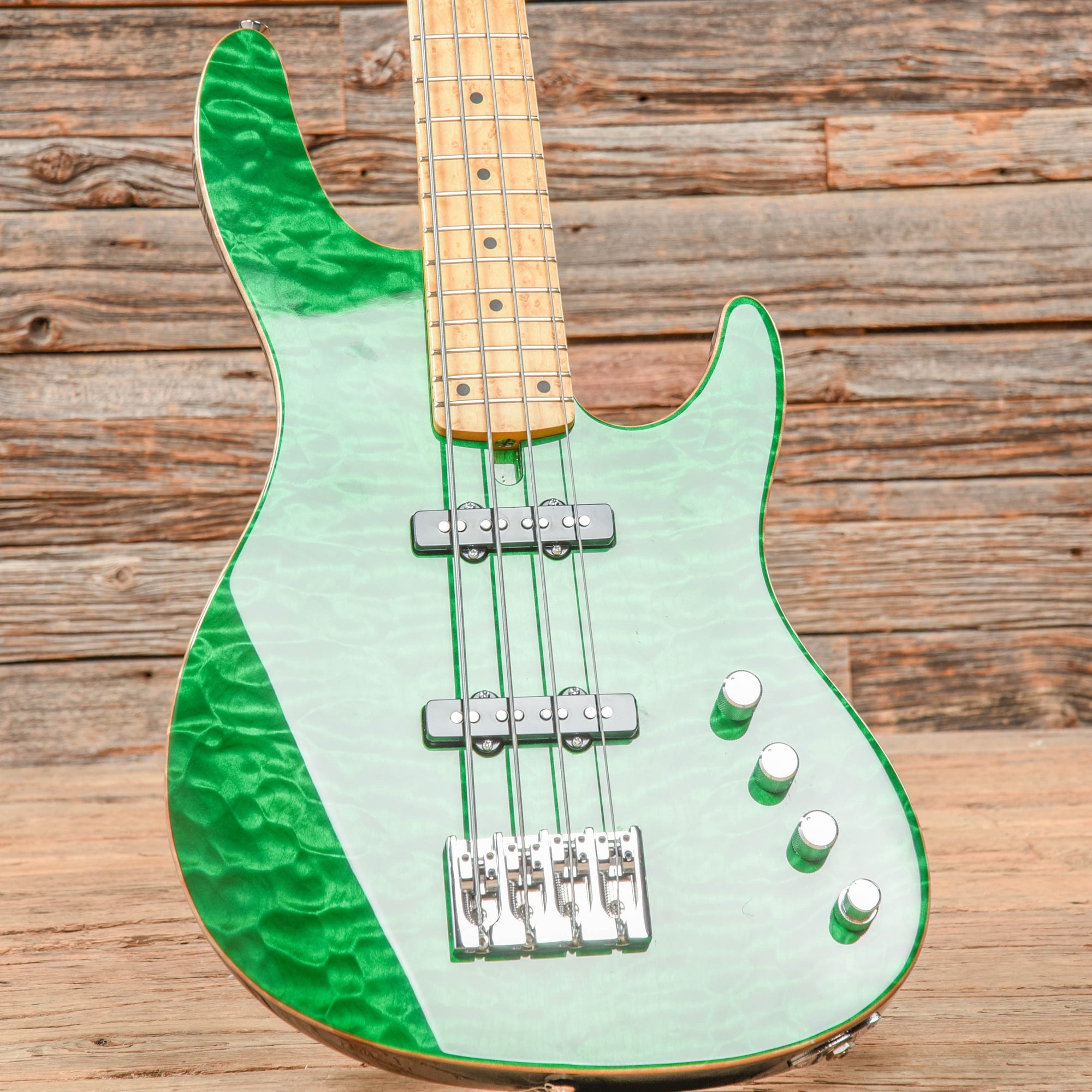 Mike Lull M4XL Transparent Green – Chicago Music Exchange