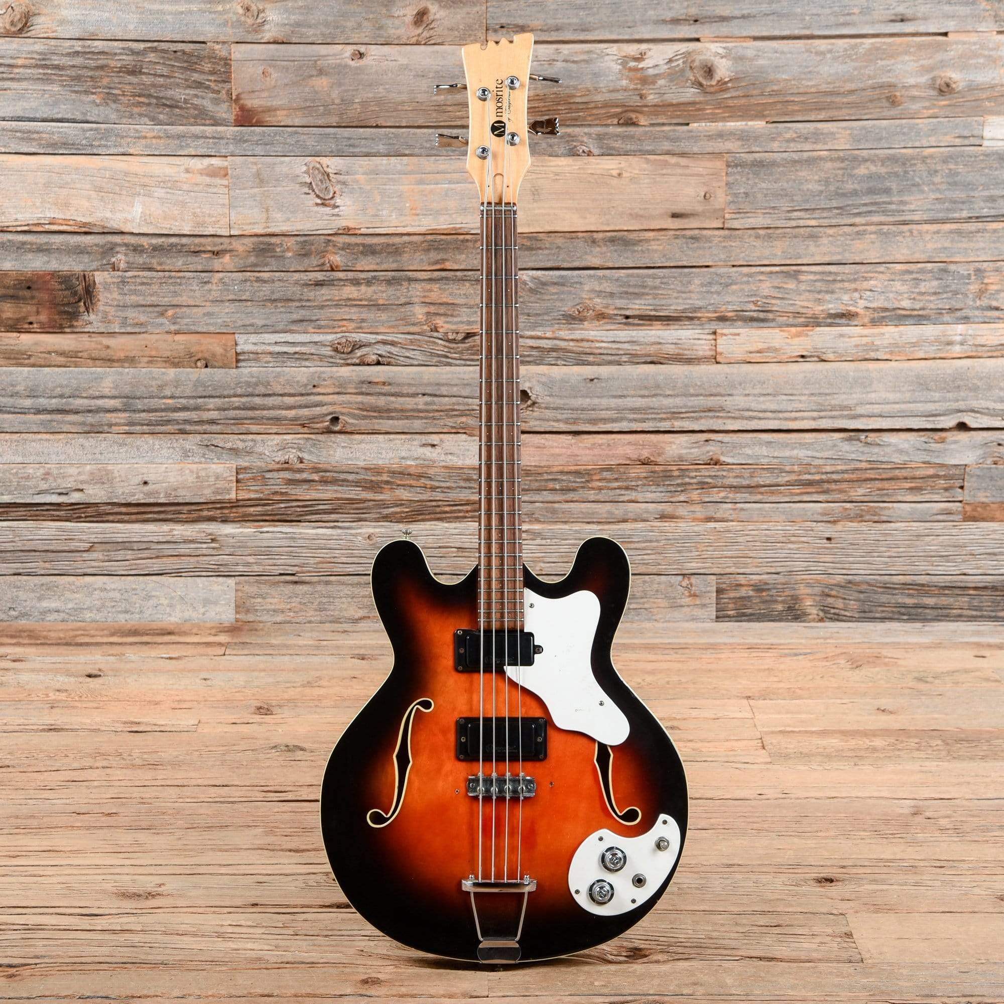 Mosrite Celebrity Bass Sunburst 1970s – Chicago Music Exchange