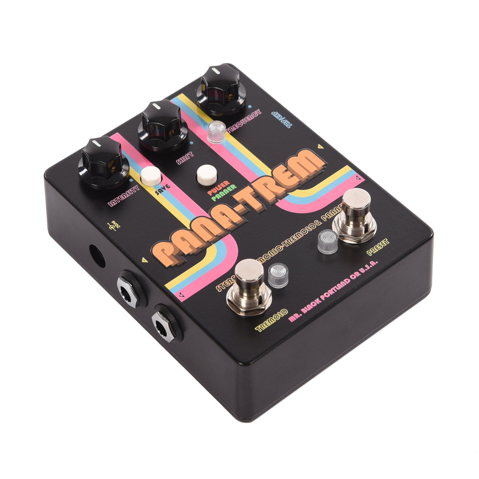 Mr. Black Pana-Trem Stereo Harmonic Tremolo & Panner Pedal – Chicago ...