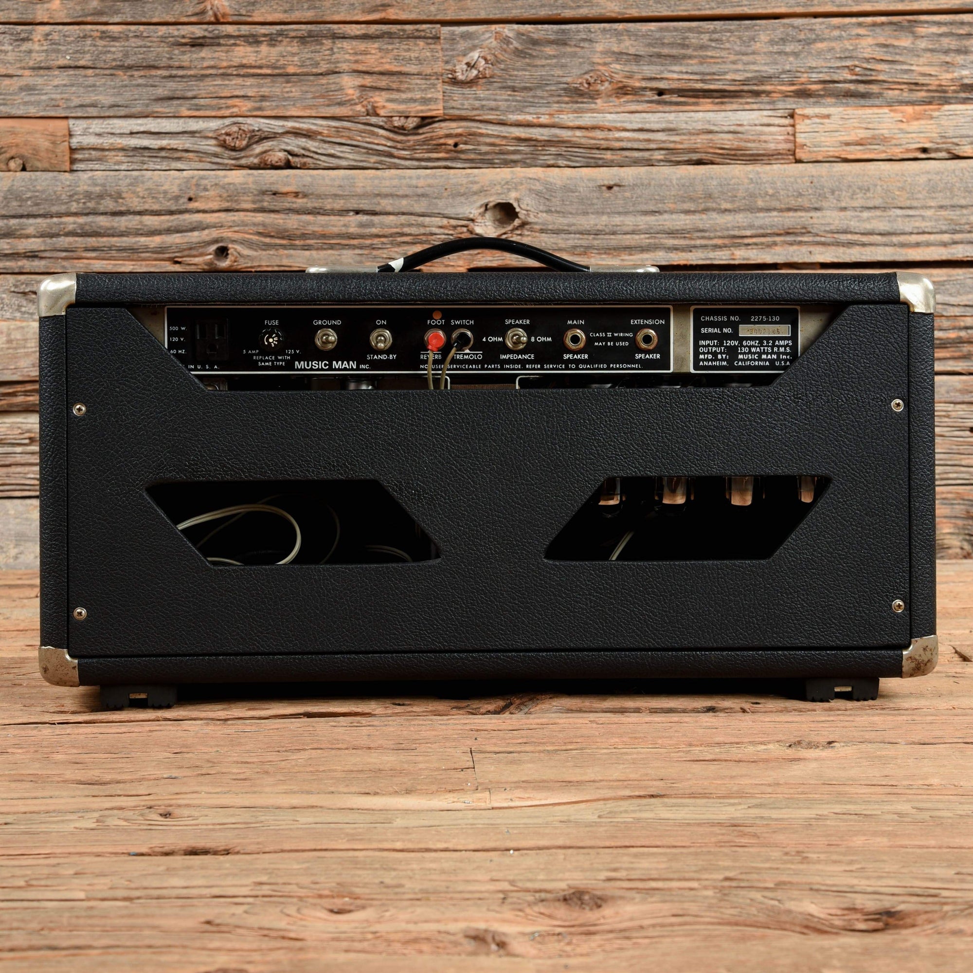 Music Man HD-130 Reverb 2-Channel 130-Watt Guitar Amp Head 1975 ...