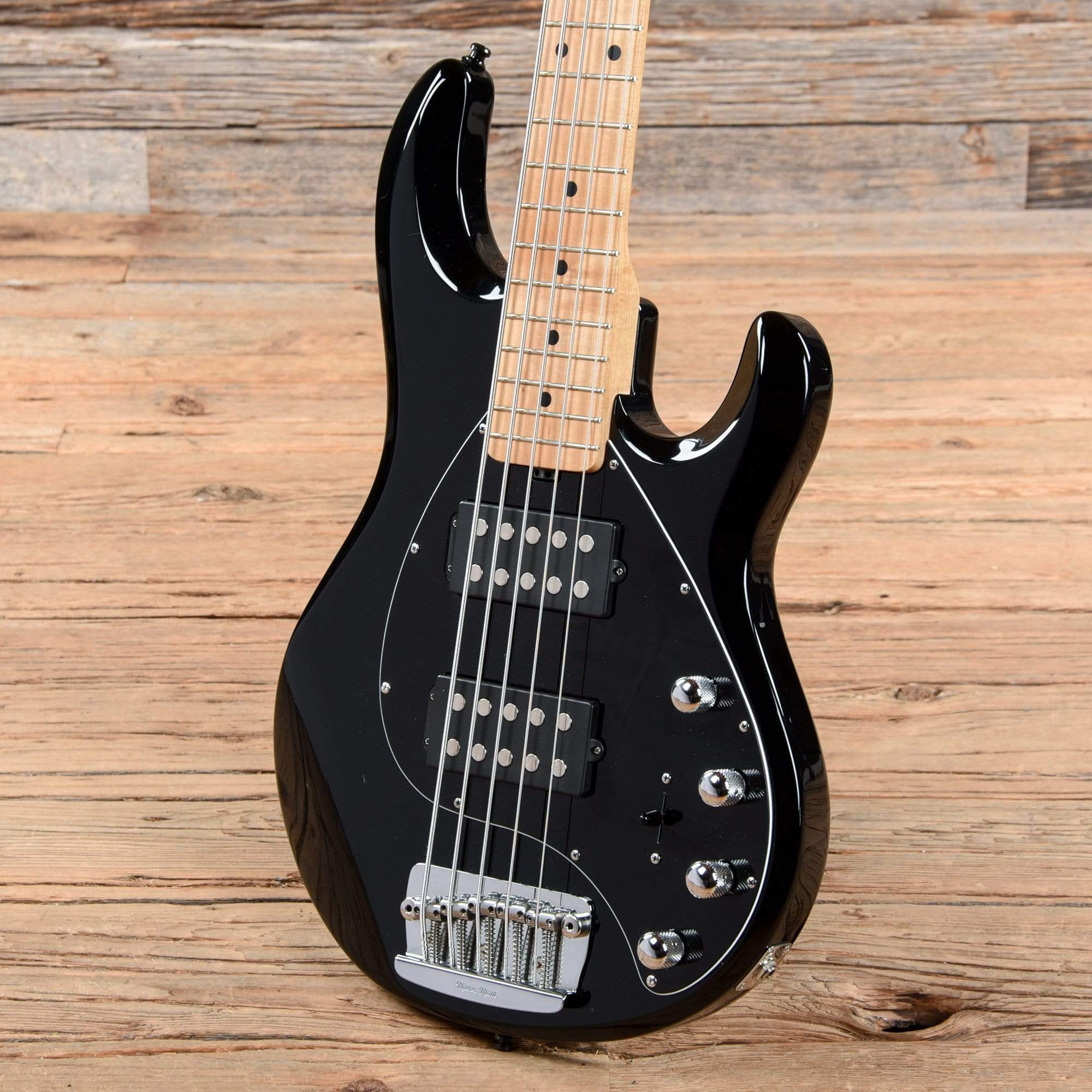 Music Man StingRay 5 HH Black 2007 – Chicago Music Exchange