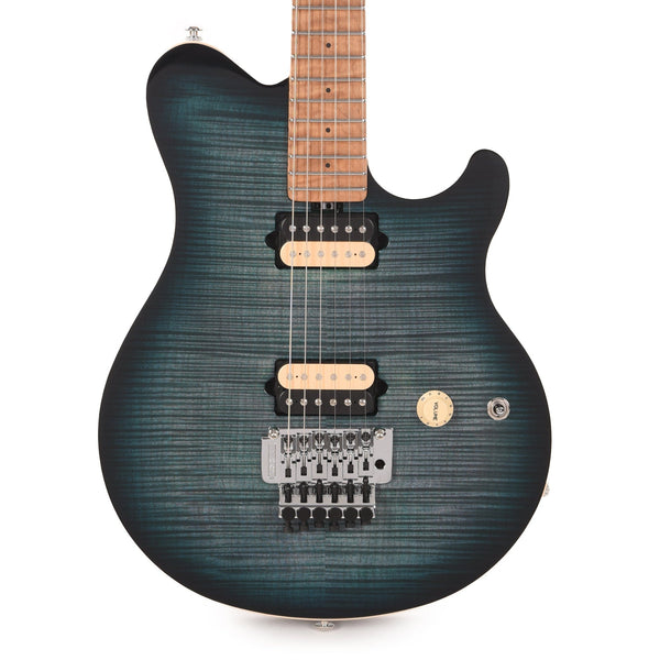 Music Man Axis Yucatan Blue Flame – Chicago Music Exchange