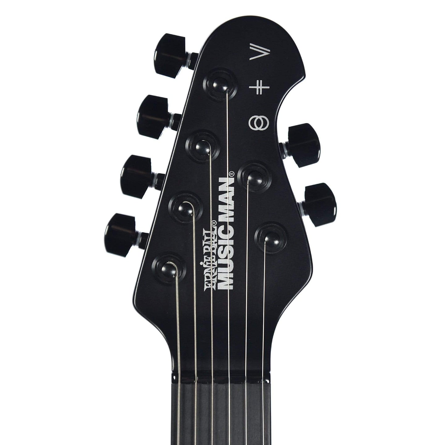 Music Man St. Vincent Signature Stealth Ebony – Chicago Music Exchange