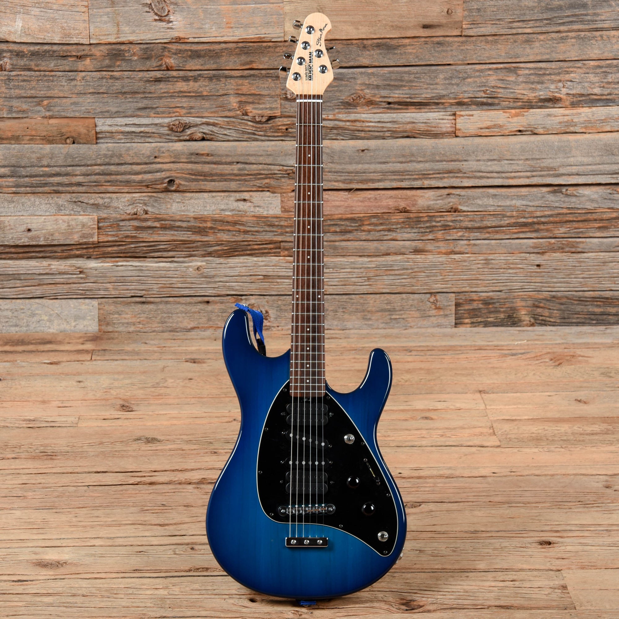 Music Man Steve Morse Hardtail Blue Burst 2005 – Chicago Music Exchange