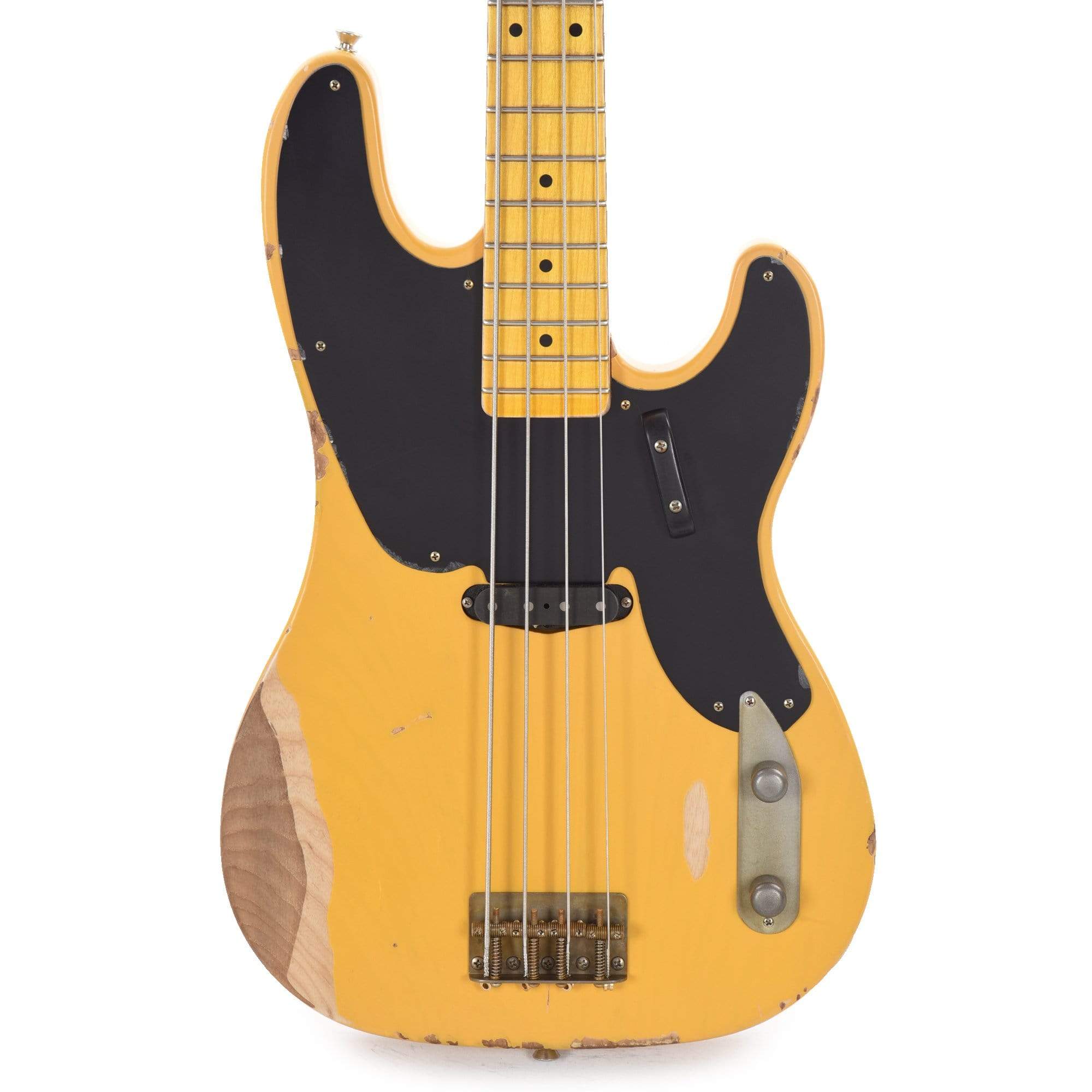 Nash PB-52 Ash Butterscotch Blonde Heavy Relic w/1-Ply Black Pickguard – Chicago Music Exchange