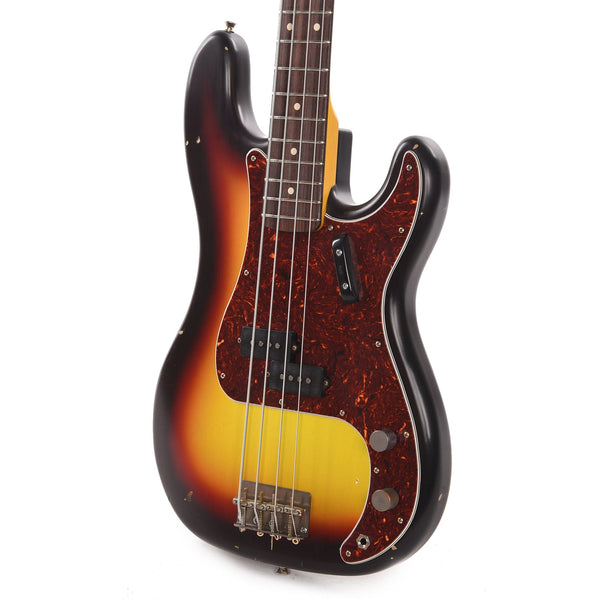 Nash PB-63 3-Tone Sunburst Light Relic w/4-Ply Tortoise Pickguard & Lo ...