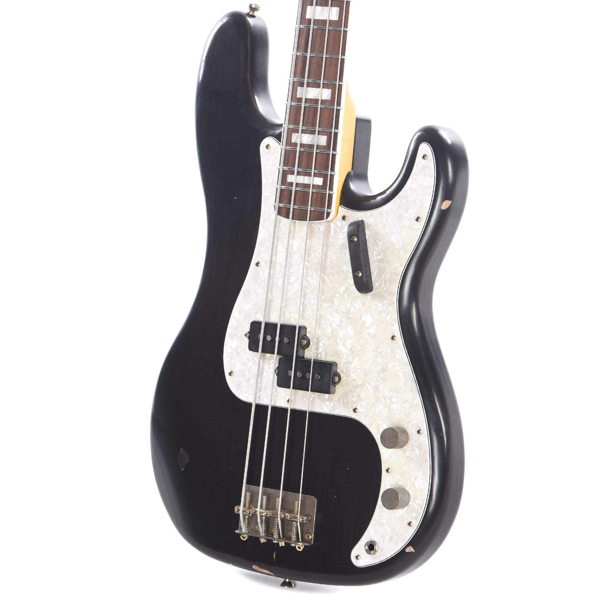 Nash PB-63 Black Light Relic Ash w/Bound Fretboard, Block Inlays, 3-Pl ...