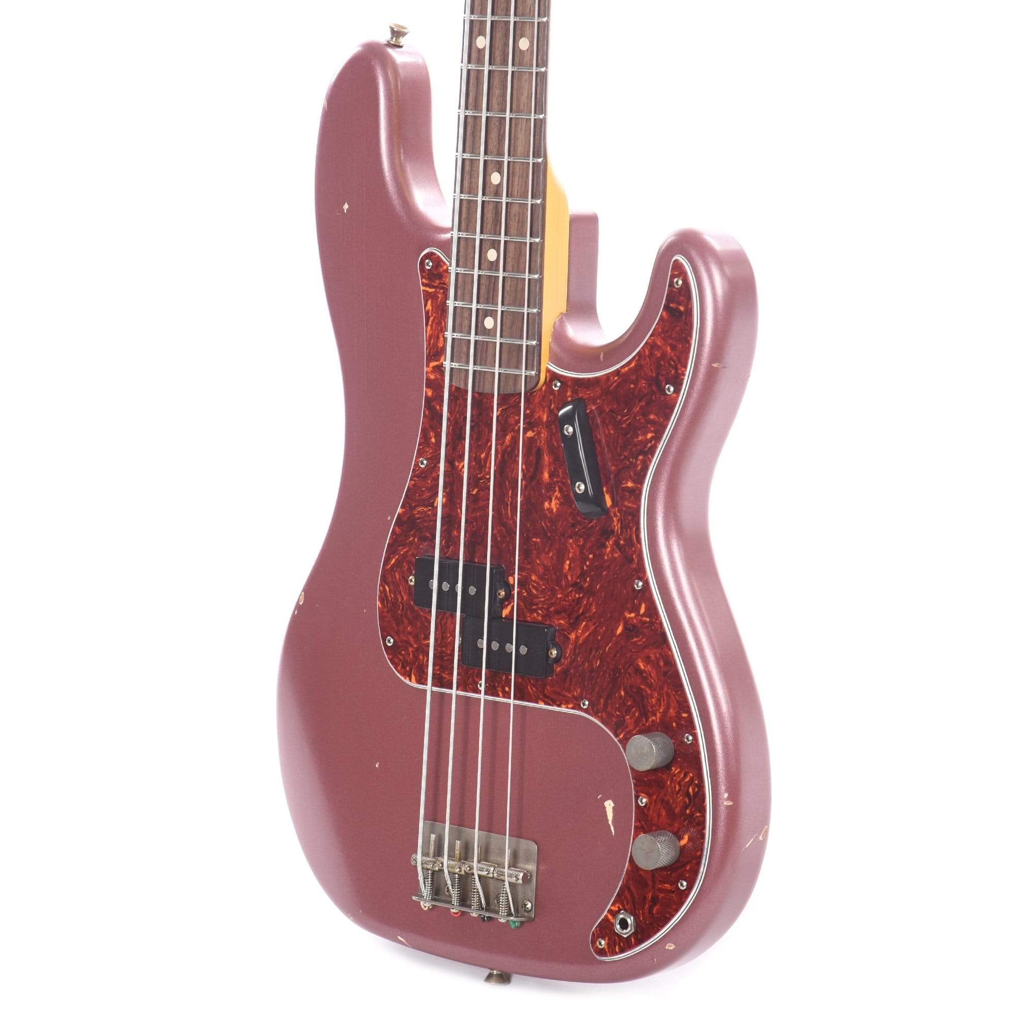 Nash PB-63 Burgundy Mist Light Relic w/4-Ply Tortoise Pickguard & Loll ...