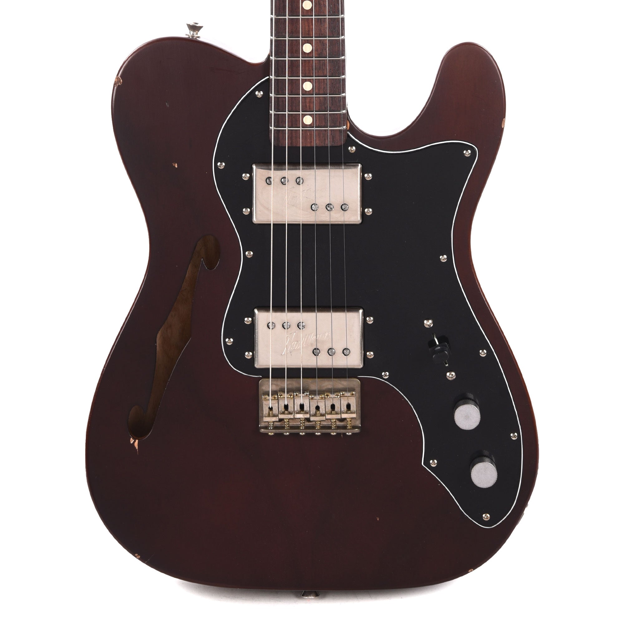 Nash T-72-TL Thinline Ash Mocha Light Relic – Chicago Music Exchange