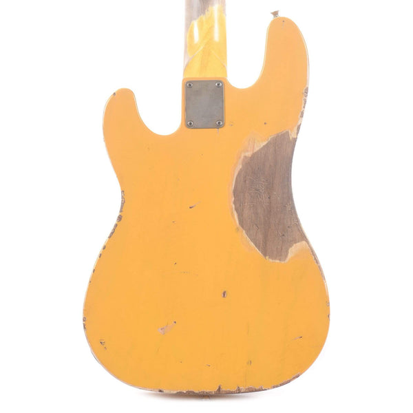 Nash PB-52 Butterscotch Blonde Heavy Relic w/1-Ply Black Pickguard & L ...