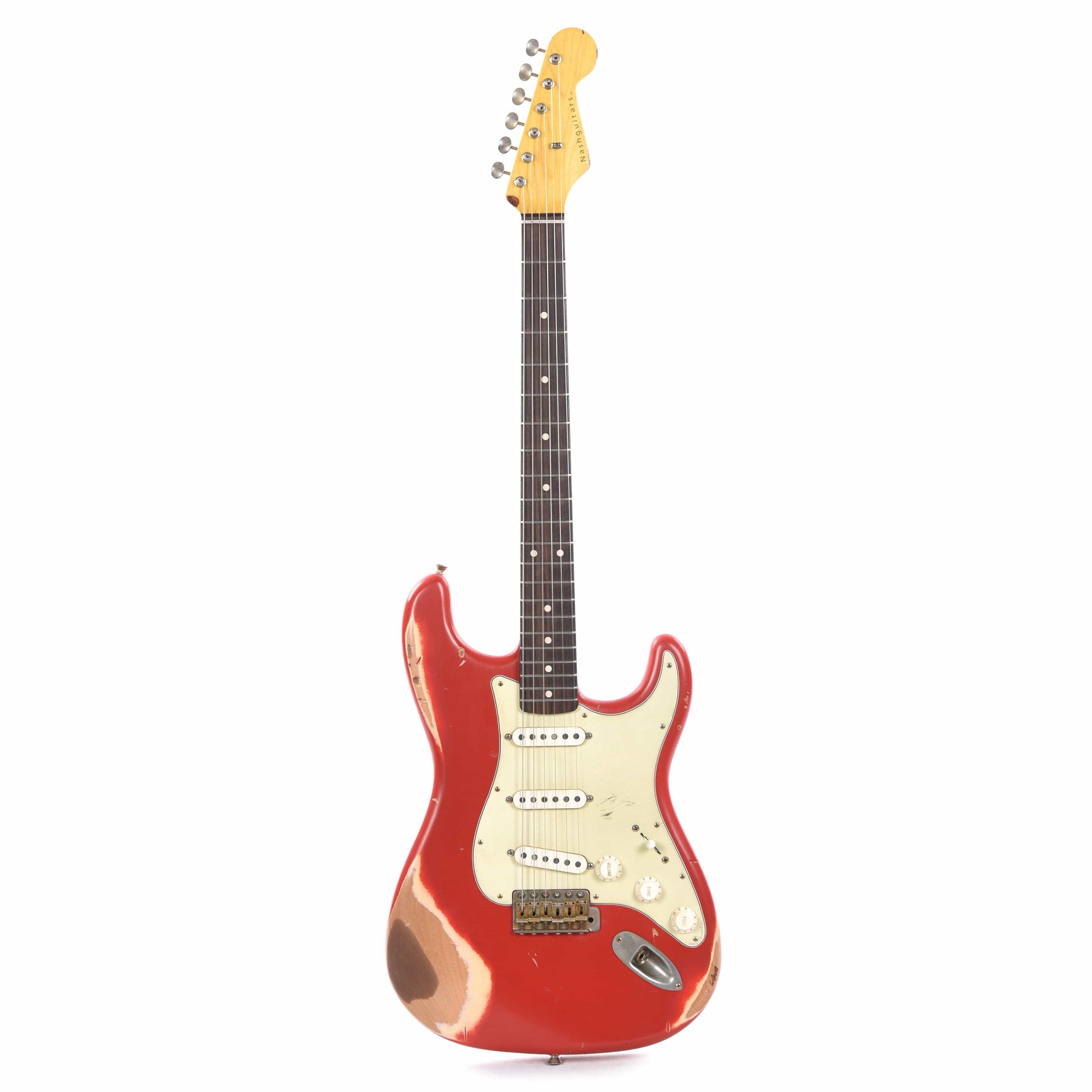 Nash S-63 Dakota Red Heavy Relic w/3-Ply Mint Pickguard & Lollar Picku ...