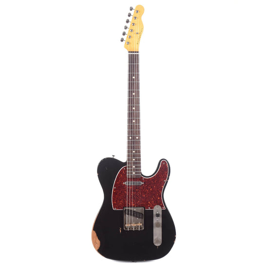 Nash T-63 Black Medium Relic w/4-Ply Tortoise Pickguard & Lollar Picku ...