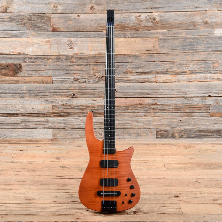 NS Design CR4 Radius Bass Guitar Amber Satin 2017 – Chicago Music Exchange