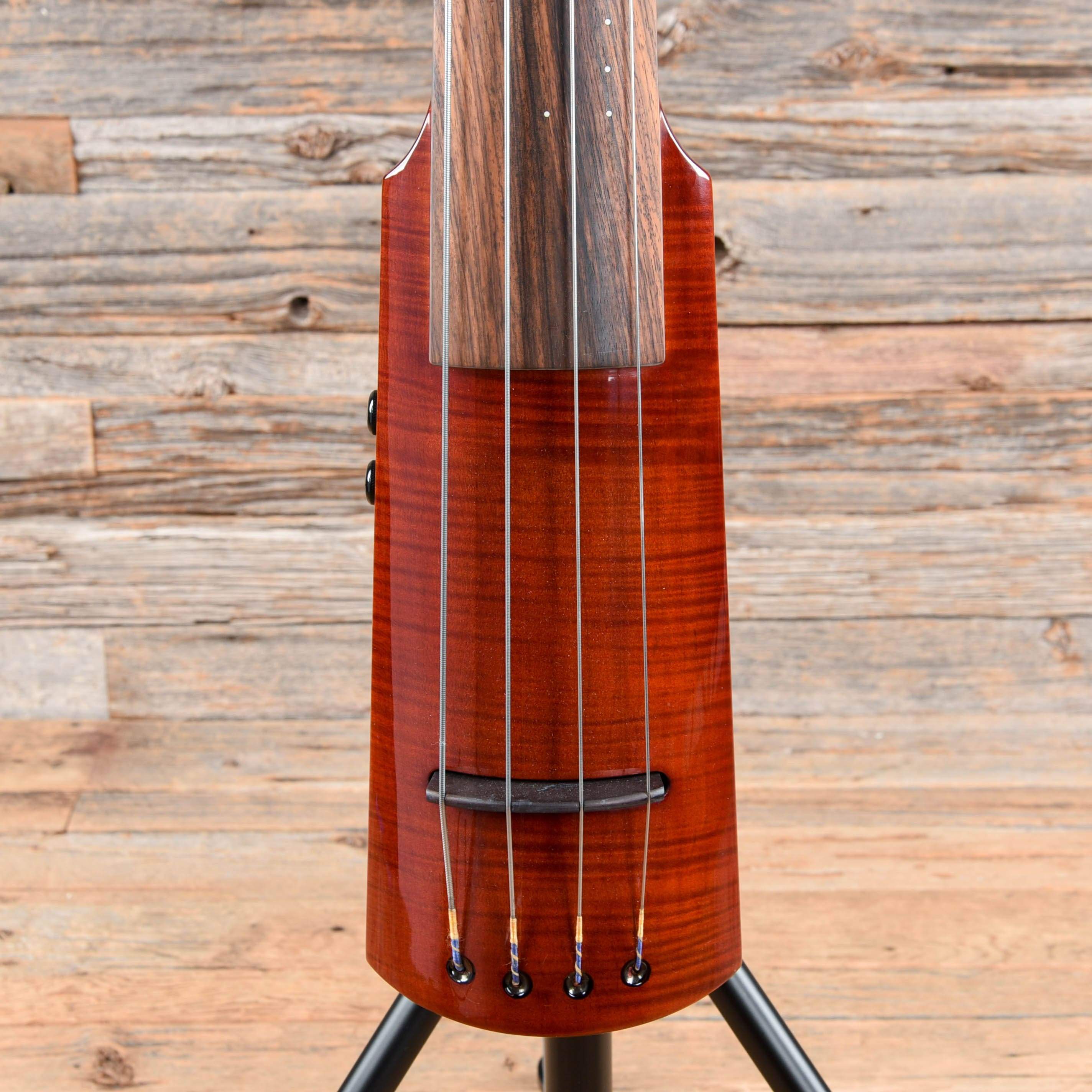 NS Design WAV4 Electric Upright Bass Amberburst 2017 – Chicago Music ...