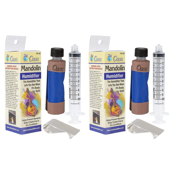 Oasis OH-26 Mandolin Humidifier (2 Pack Bundle) – Chicago Music Exchange