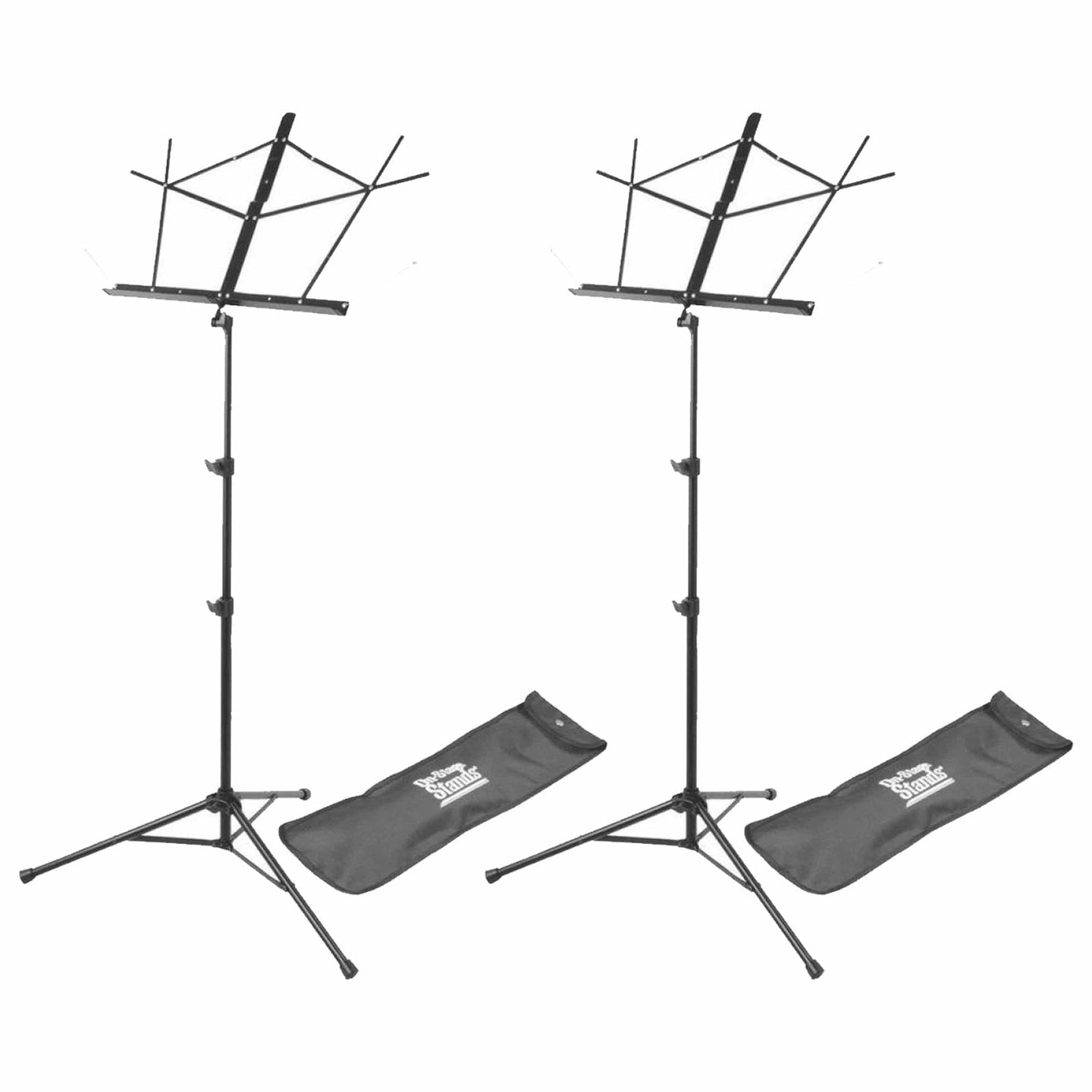 On Stage Stands Compact Sheet Music Stand w/Bag 2 Pack Bundle – Chicago ...
