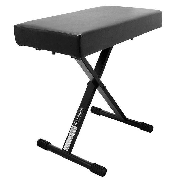 On Stage Stands Deluxe X-Style Keyboard Bench – Chicago Music Exchange
