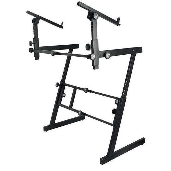On Stage Stands Pro Heavy-Duty Folding Z Keyboard Stand - 2 Tier ...