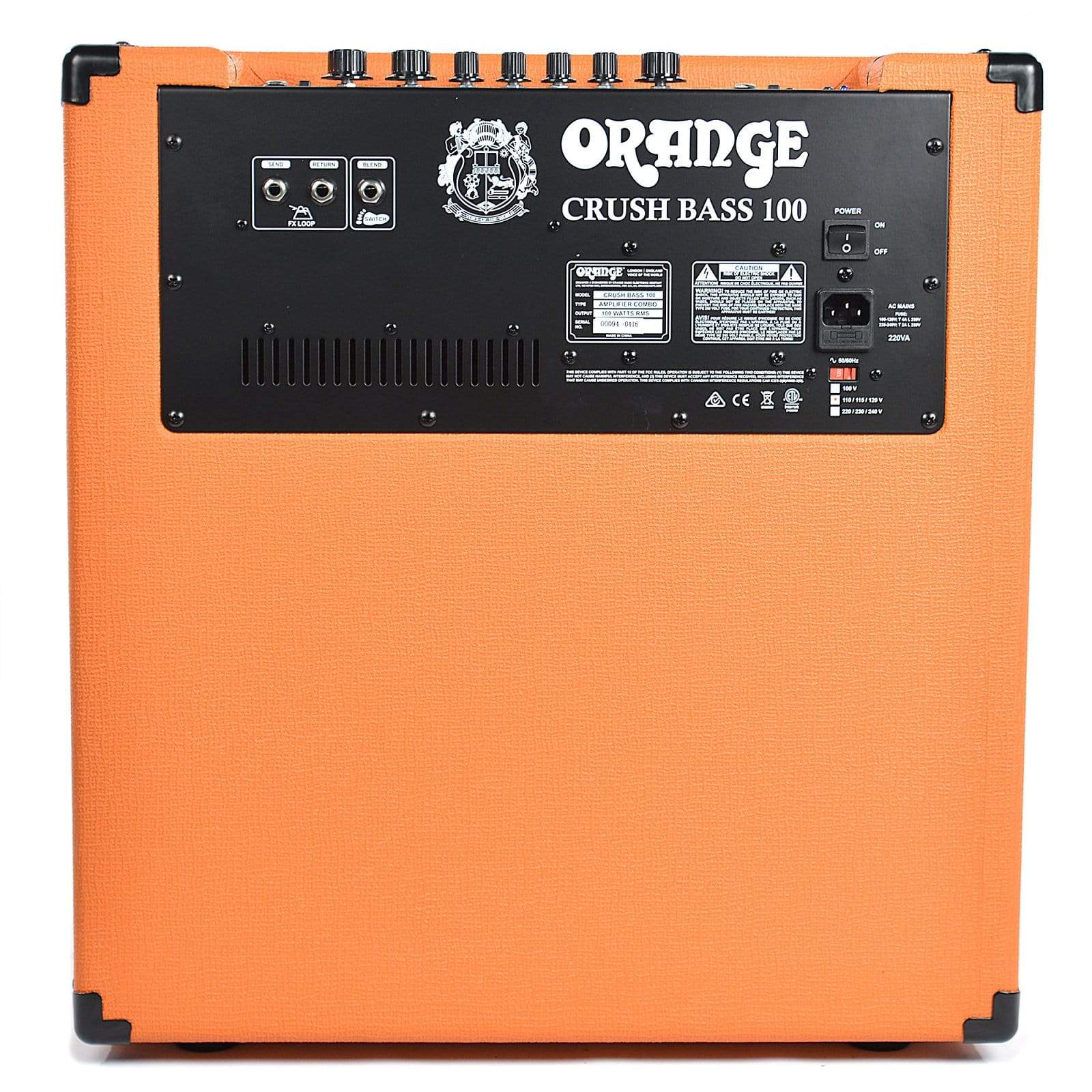 Orange Crush Bass 100 1x15 100w Combo – Chicago Music Exchange