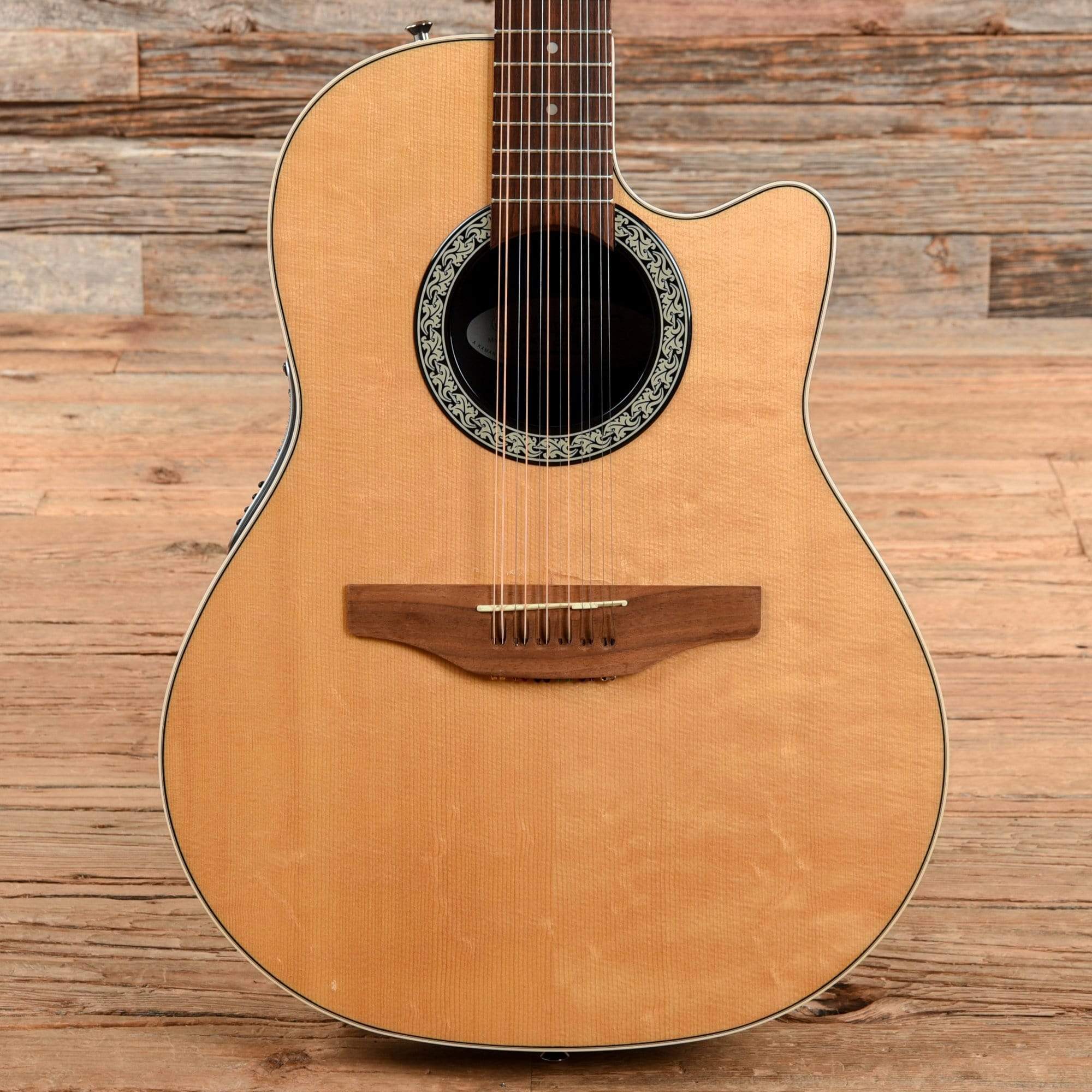 Ovation Standard Balladeer 12-String Natural – Chicago Music Exchange