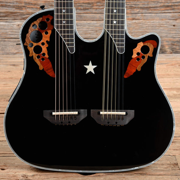 Ovation Richie Sambora Double Neck Black – Chicago Music Exchange