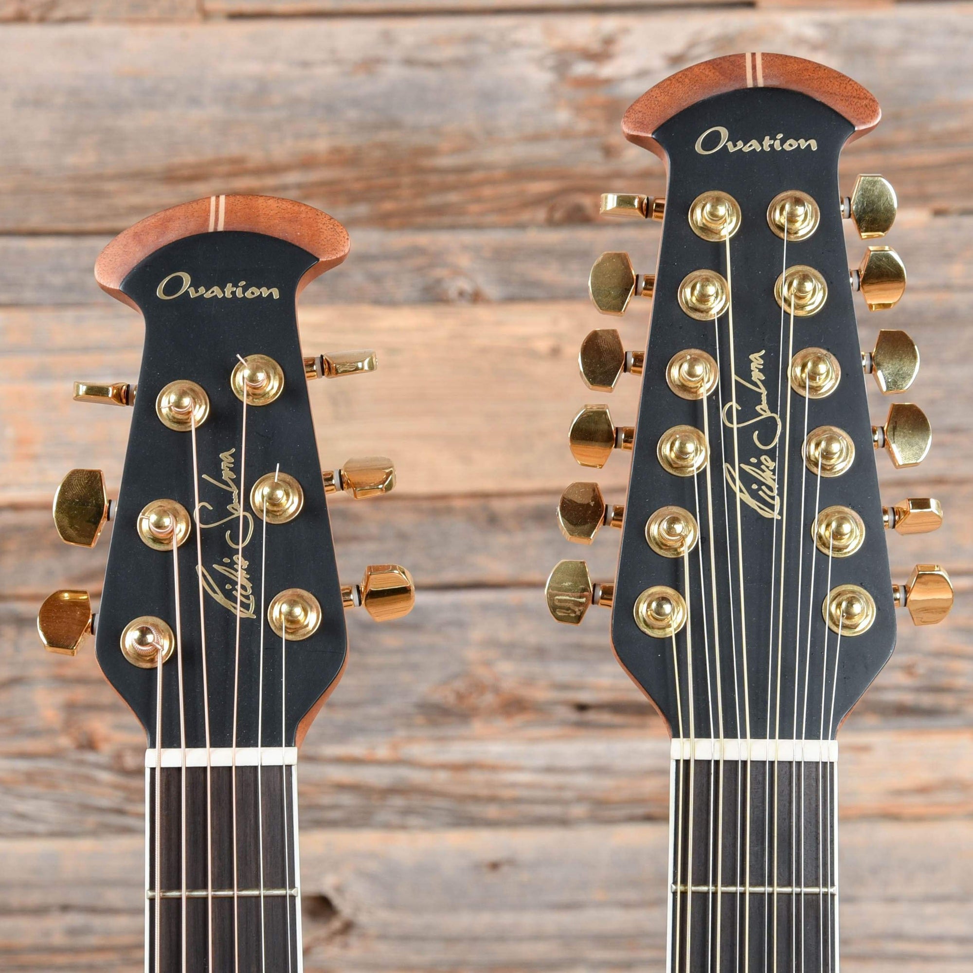 Ovation Richie Sambora Double Neck Black – Chicago Music Exchange
