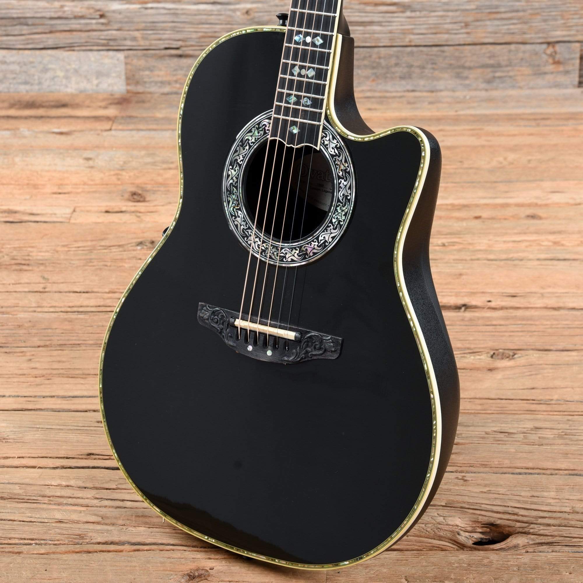 Ovation Custom Legend 1869 Black – Chicago Music Exchange