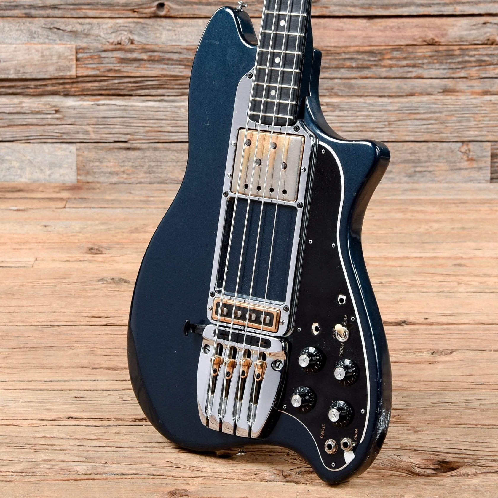 Ovation Magnum Bass Blue 1970s – Chicago Music Exchange