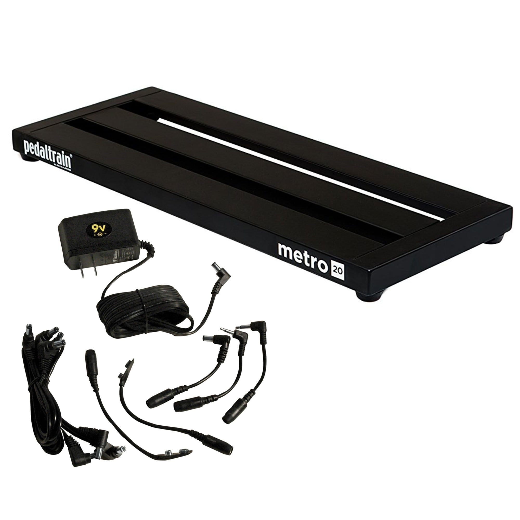 Pedaltrain Metro 20 Pedalboard 3 Rails 20x8 w/Soft Case Bundle w/ True – Chicago Music Exchange