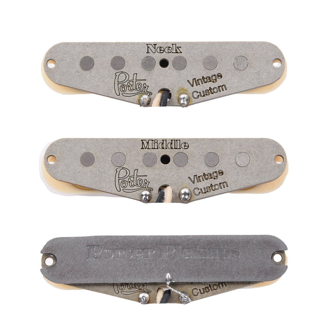 Porter Vintage Custom Strat Pickup Set Aged White – Chicago Music Exchange