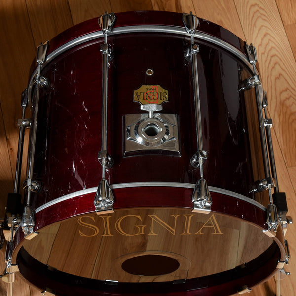 Premier Signia 8/10/12/14/16/22/14x5.5 7pc. Drum Set Cherry USED ...