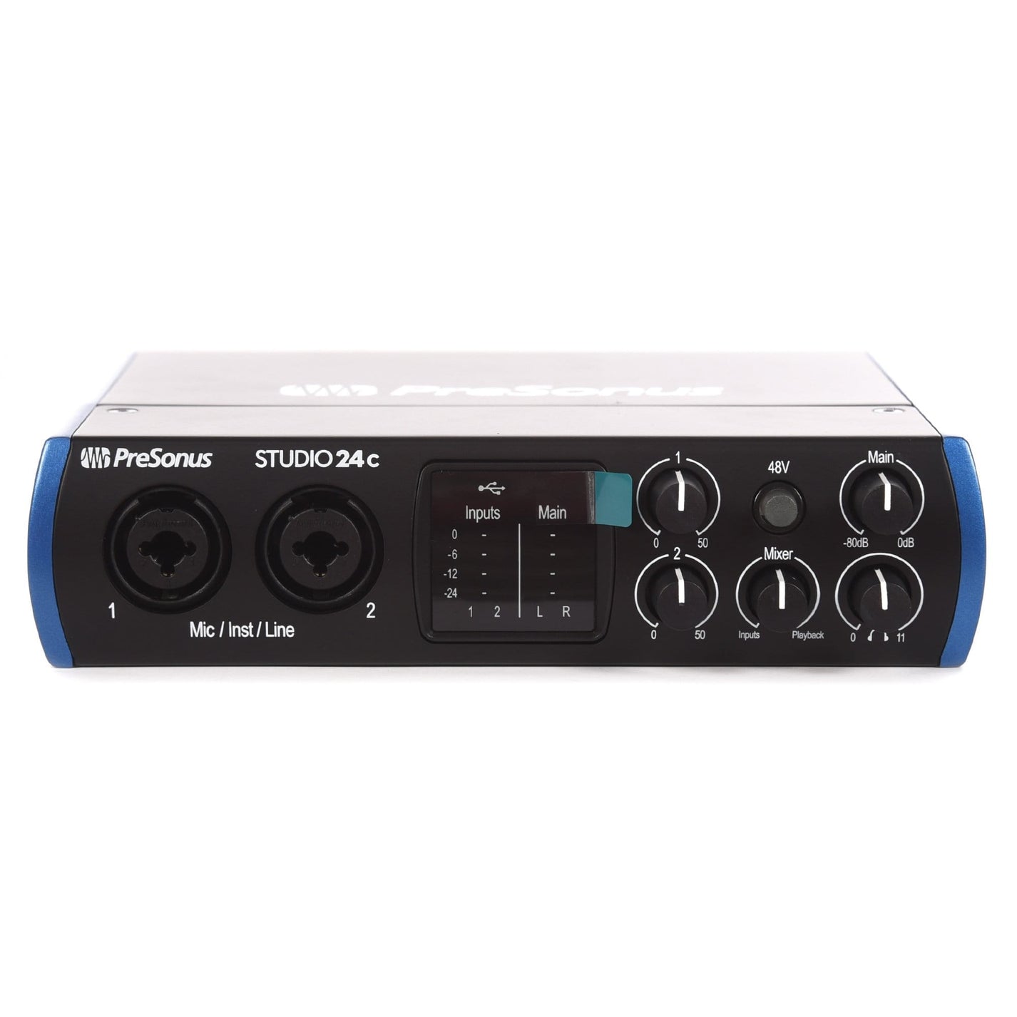 PreSonus Studio 24c 2x2 USB Type-C Audio/MIDI Interface – Chicago Music ...