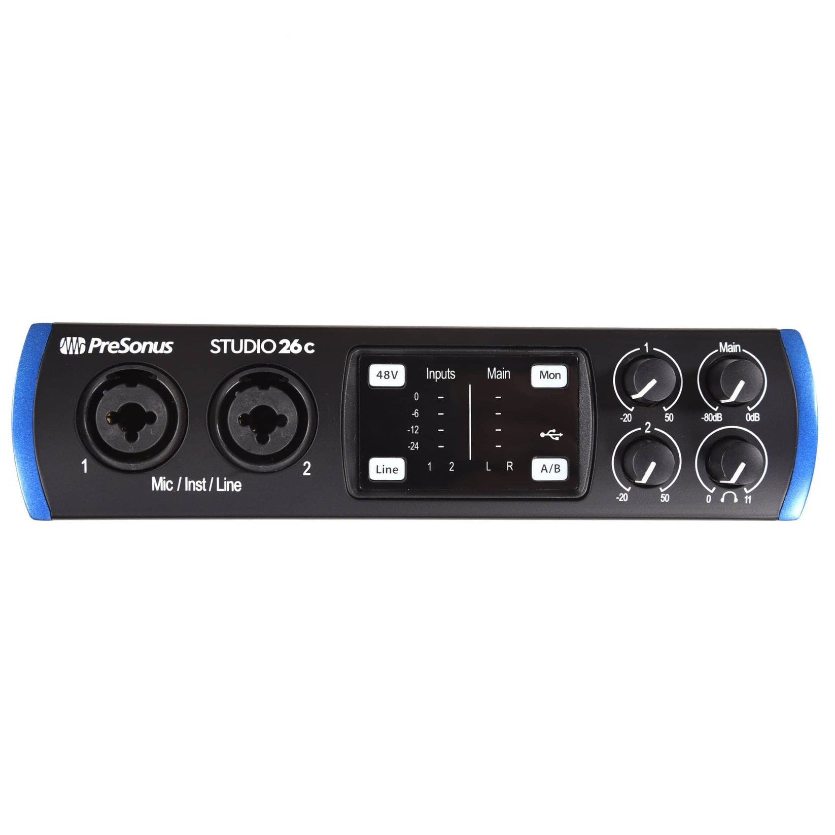PreSonus Studio 26c 2x4 USB Type-C Audio/MIDI Interface – Chicago Music ...