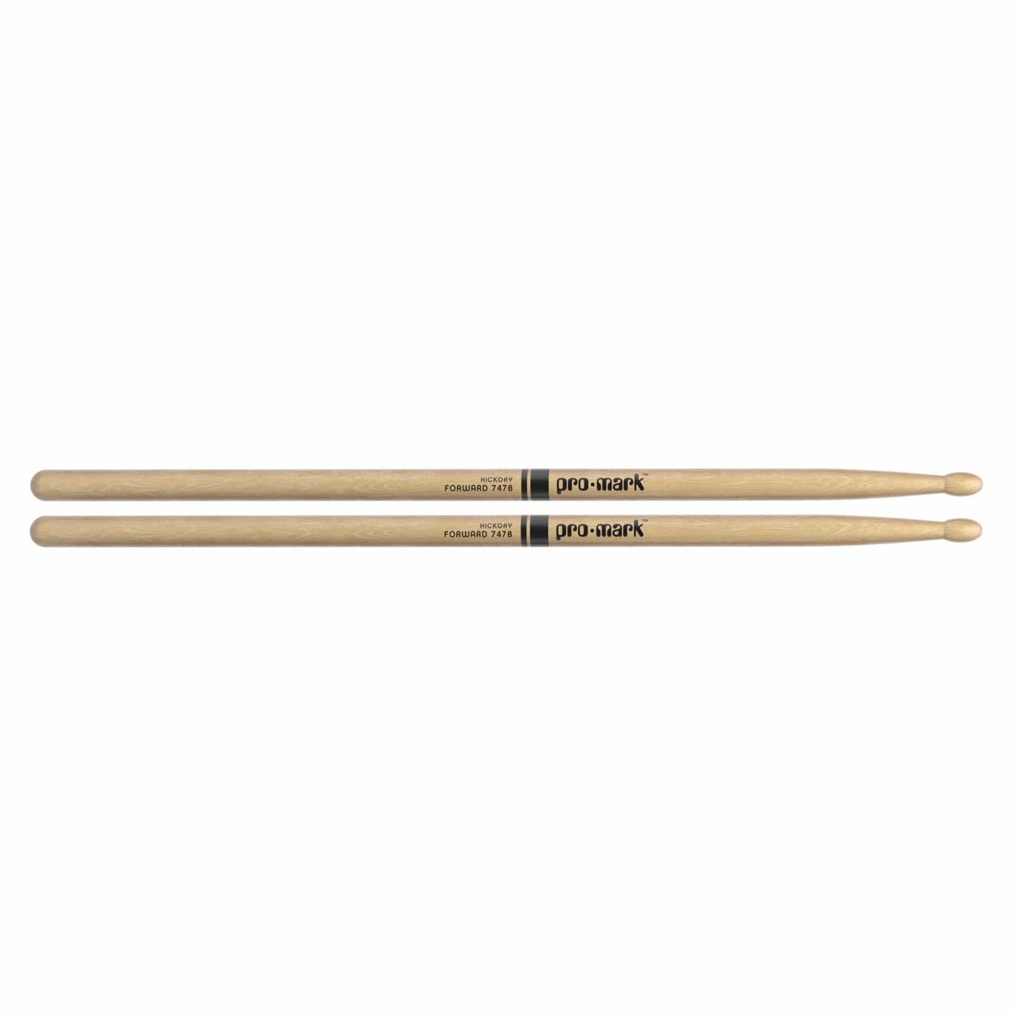 Promark American Hickory 747B Super Rock Wood Tip Drum Sticks – Chicago ...