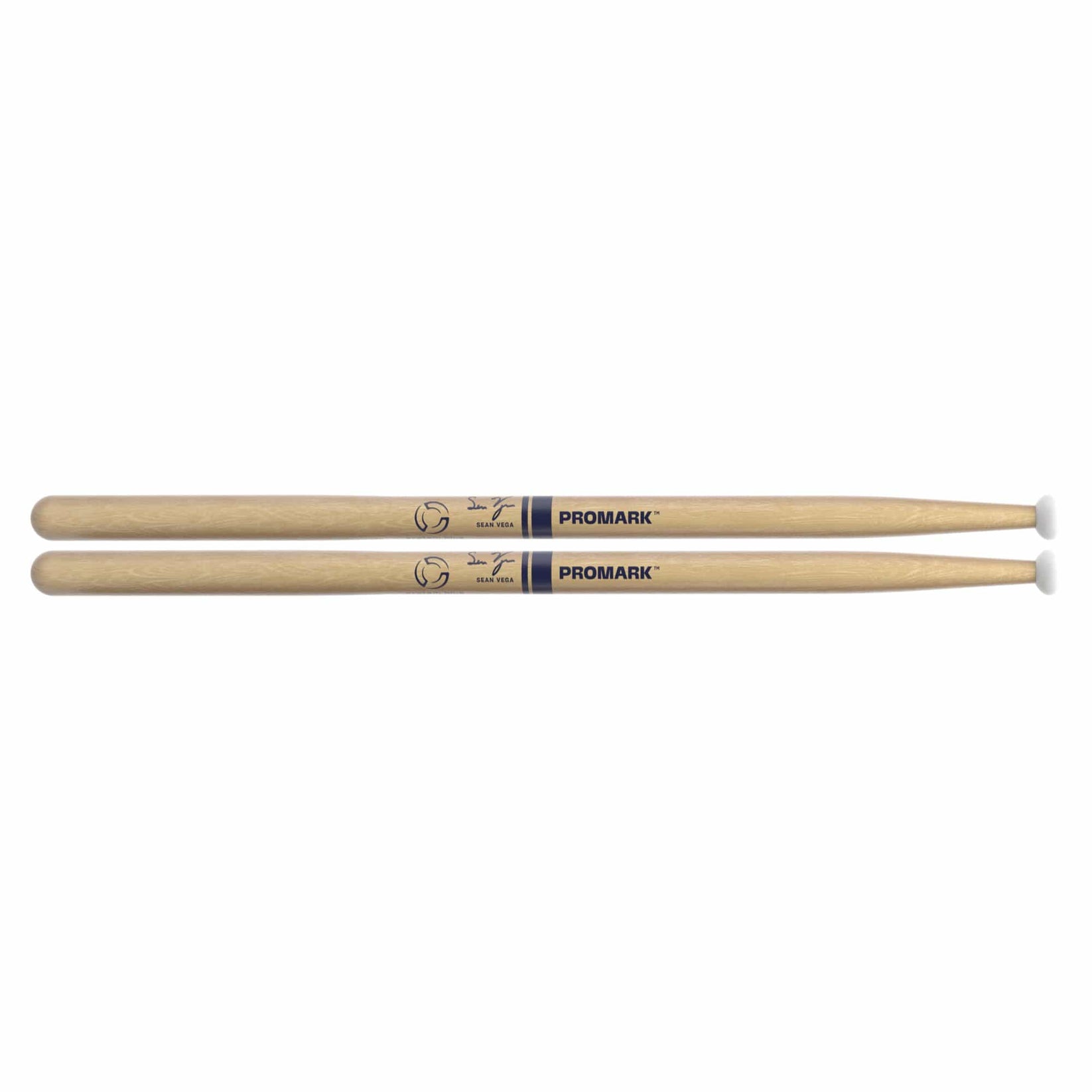 Promark American Hickory TS8 Sean Vega System Blue Tenor Drum Sticks ...