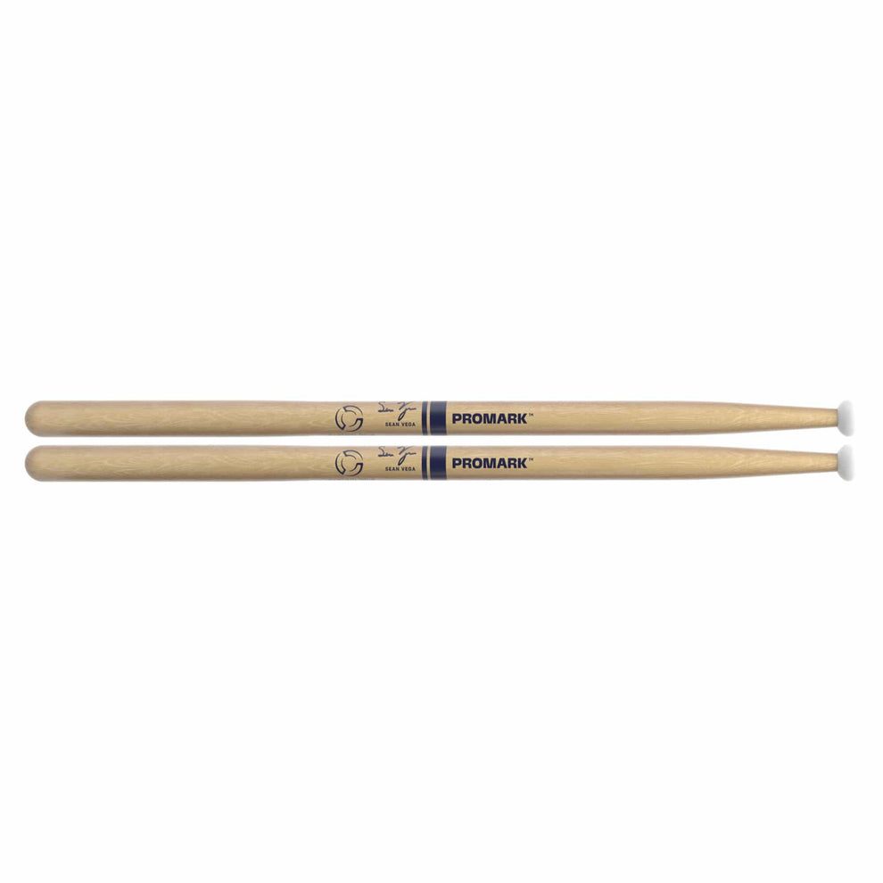 Promark American Hickory TS8 Sean Vega System Blue Tenor Drum Sticks ...