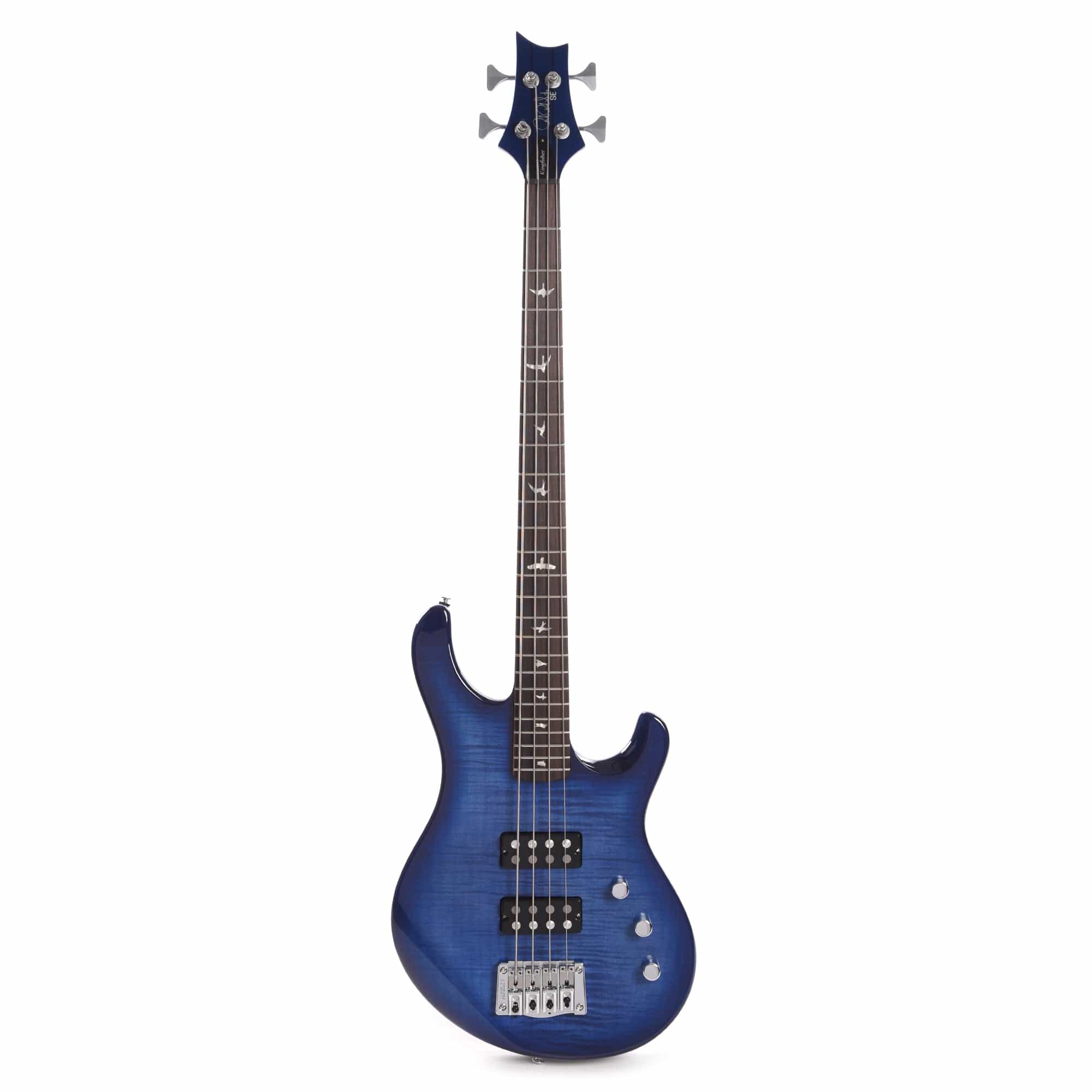 PRS SE Kingfisher Bass Faded Blue Wrap Around Burst – Chicago Music ...