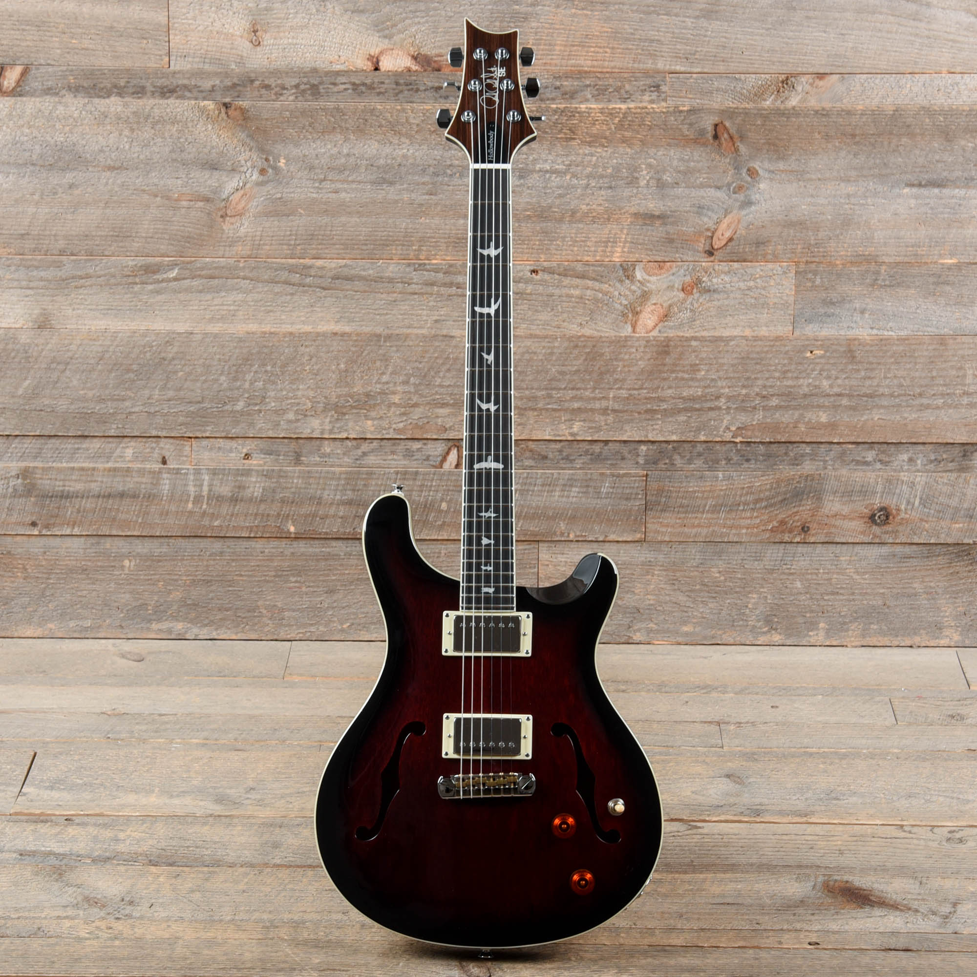 PRS SE Hollowbody Standard Fire Red Burst – Chicago Music Exchange