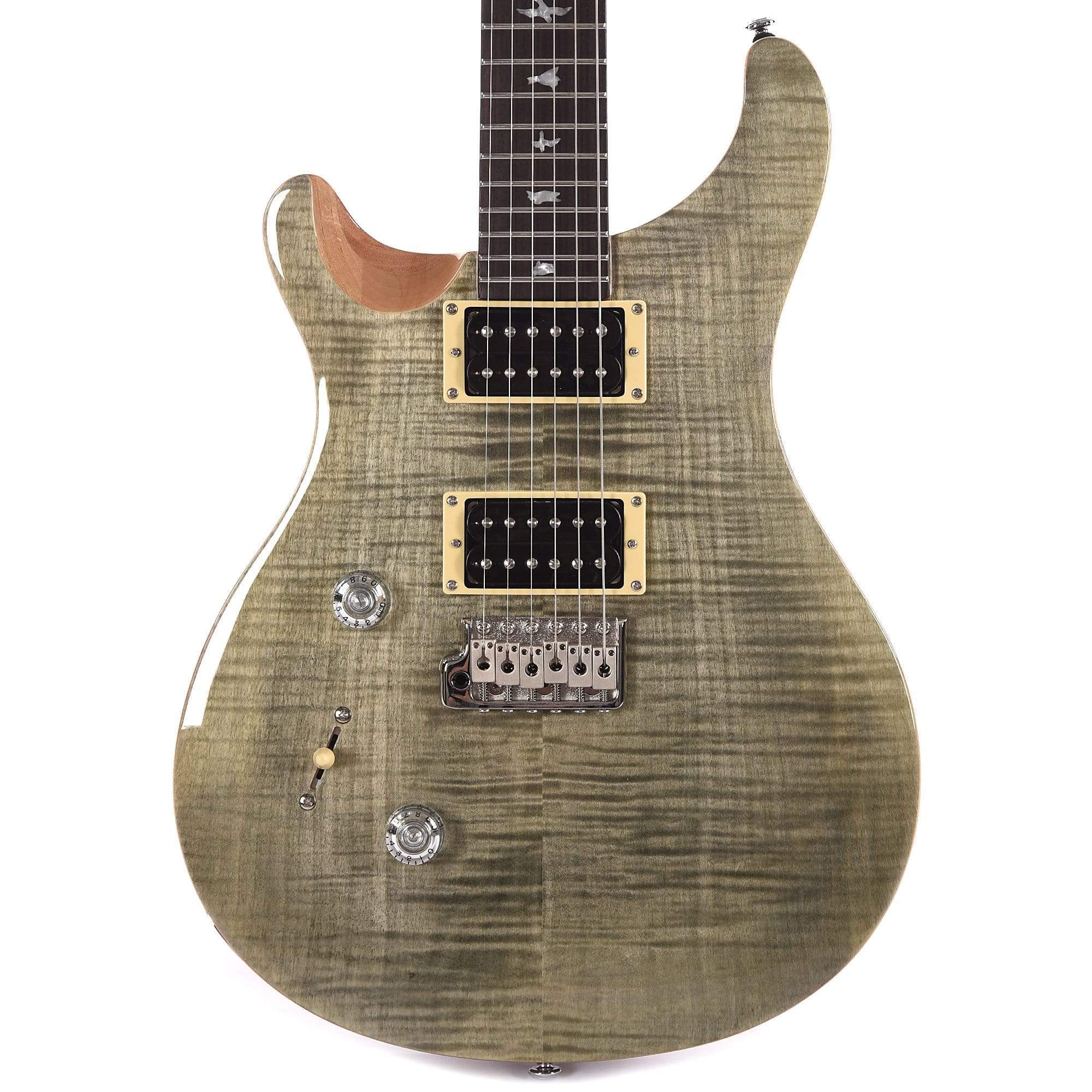 PRS SE Custom 24 Trampas Green LEFTY – Chicago Music Exchange