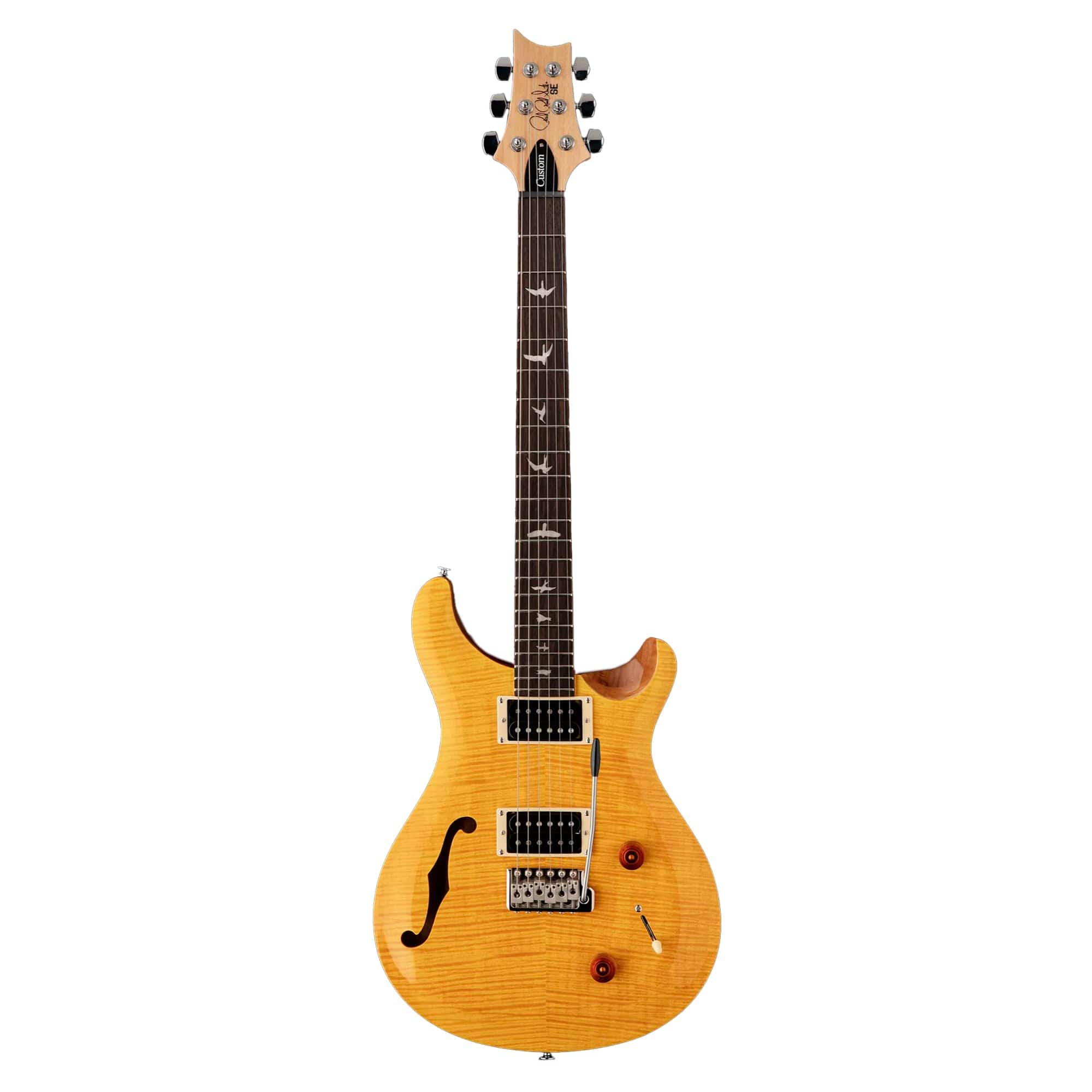 PRS SE Custom 22 Semi-Hollow Santana Yellow – Chicago Music Exchange