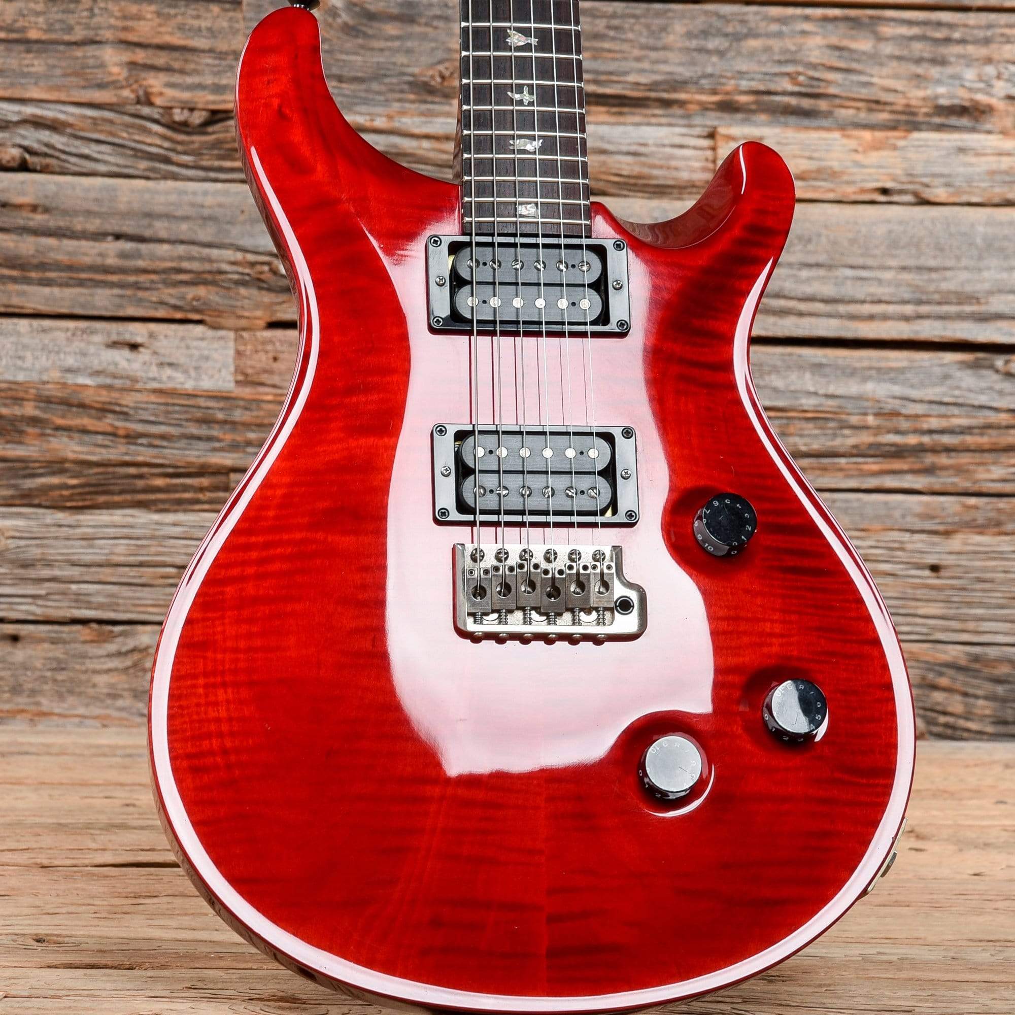 PRS 20th Anniversary Custom 24 Scarlet Ret 2005 – Chicago Music Exchange