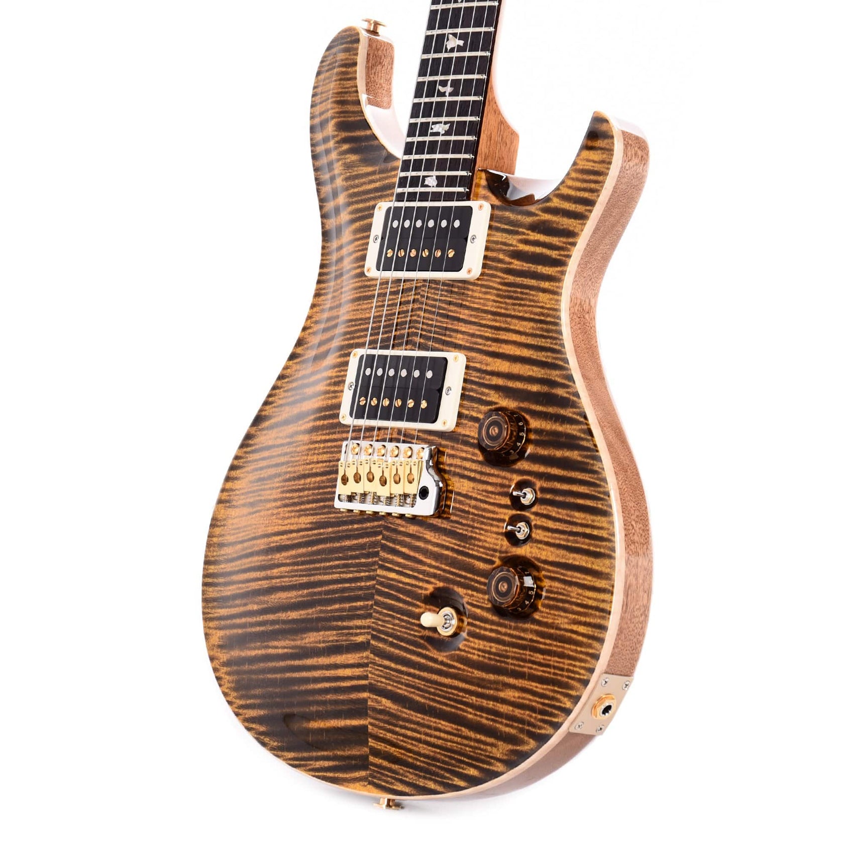 PRS 35th Anniversary Custom 24 10 Top Yellow Tiger – Chicago Music Exchange