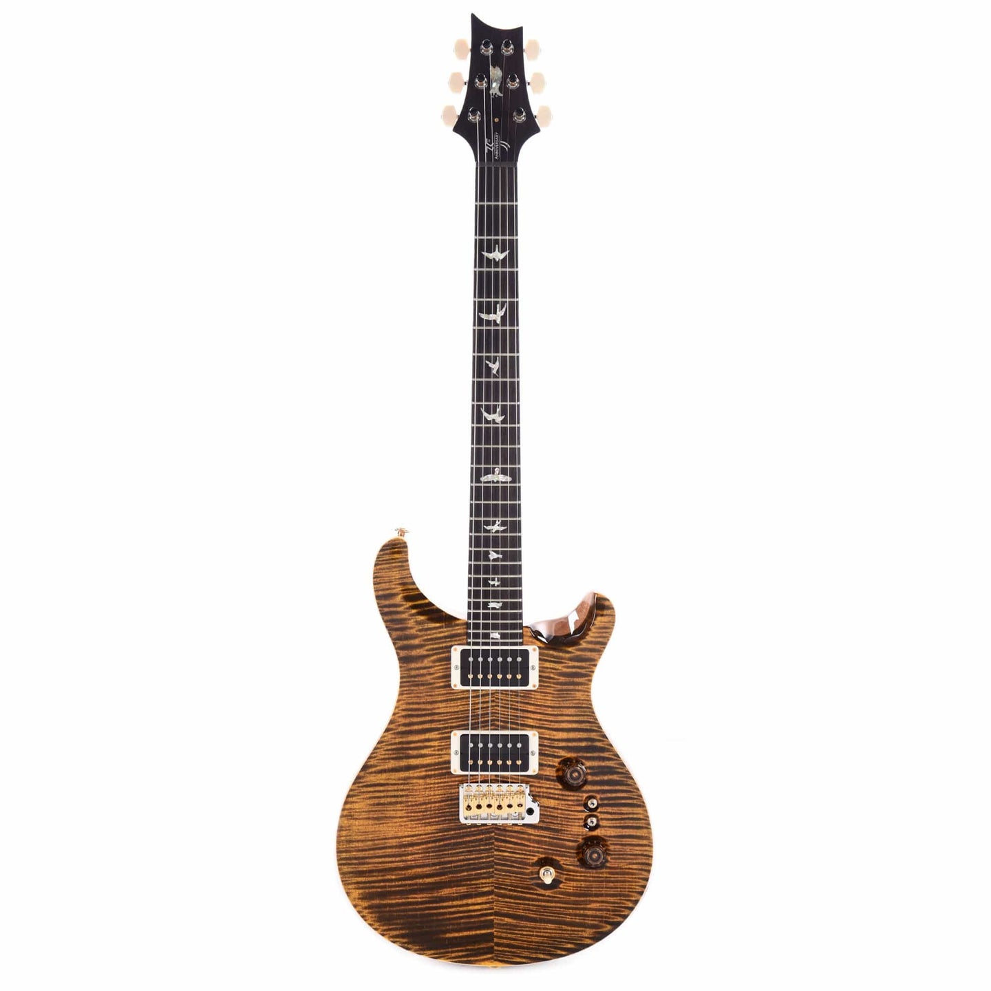 PRS 35th Anniversary Custom 24 10 Top Yellow Tiger – Chicago Music Exchange