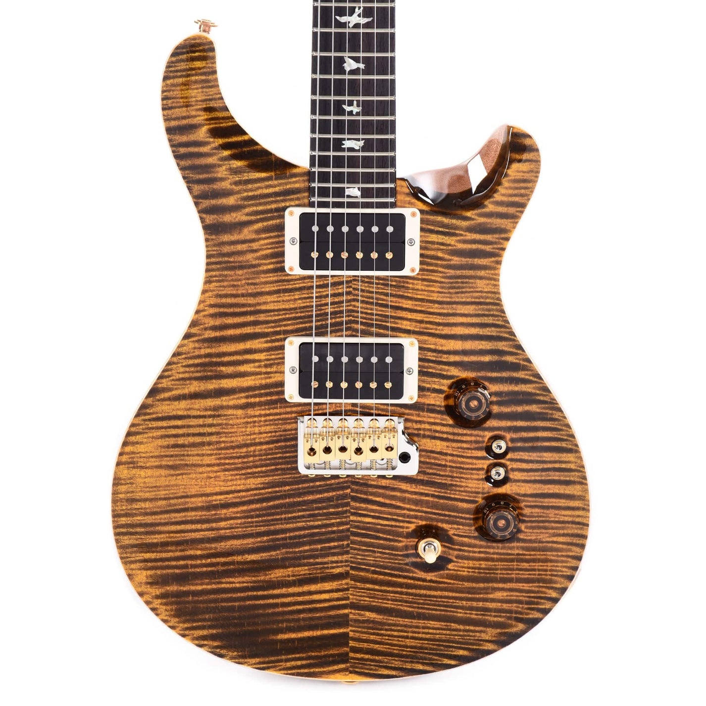 PRS 35th Anniversary Custom 24 10 Top Yellow Tiger – Chicago Music Exchange