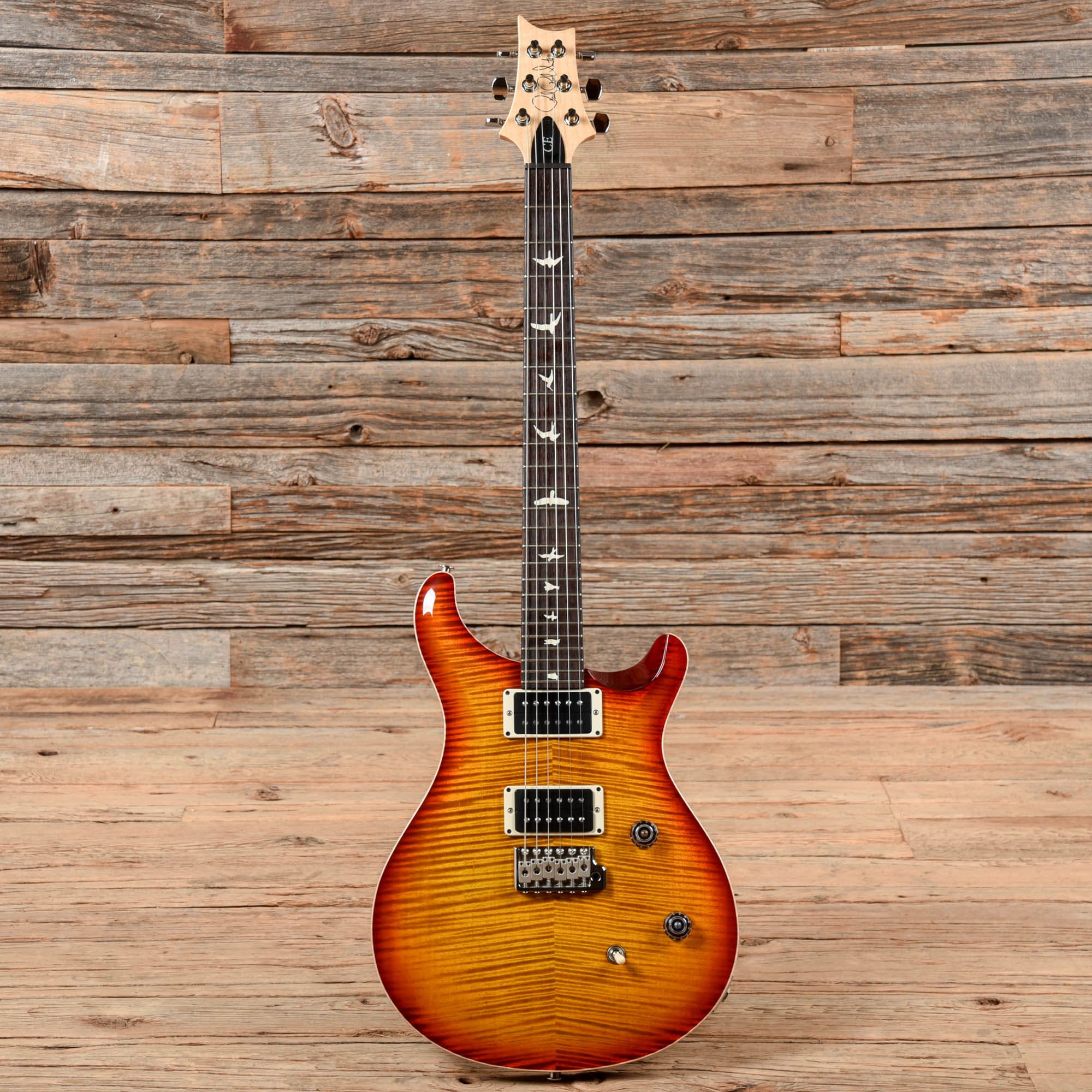 PRS CE 24 Dark Cherry Sunburst – Chicago Music Exchange
