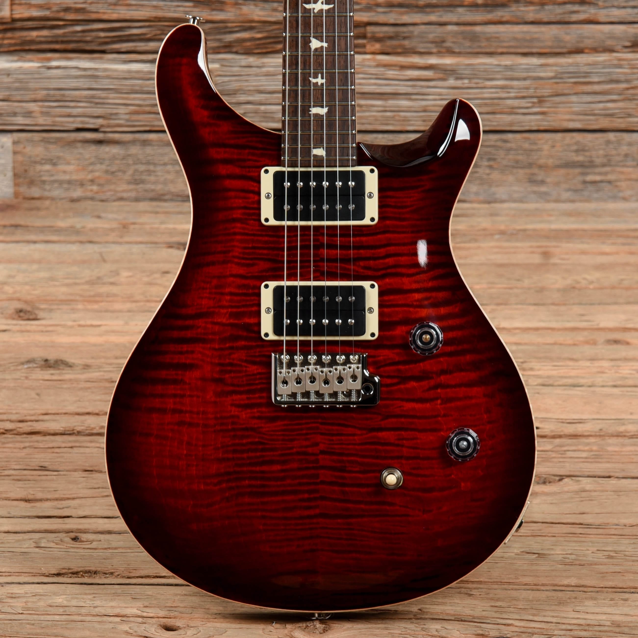 PRS CE 24 Fire Red Burst 2022 – Chicago Music Exchange