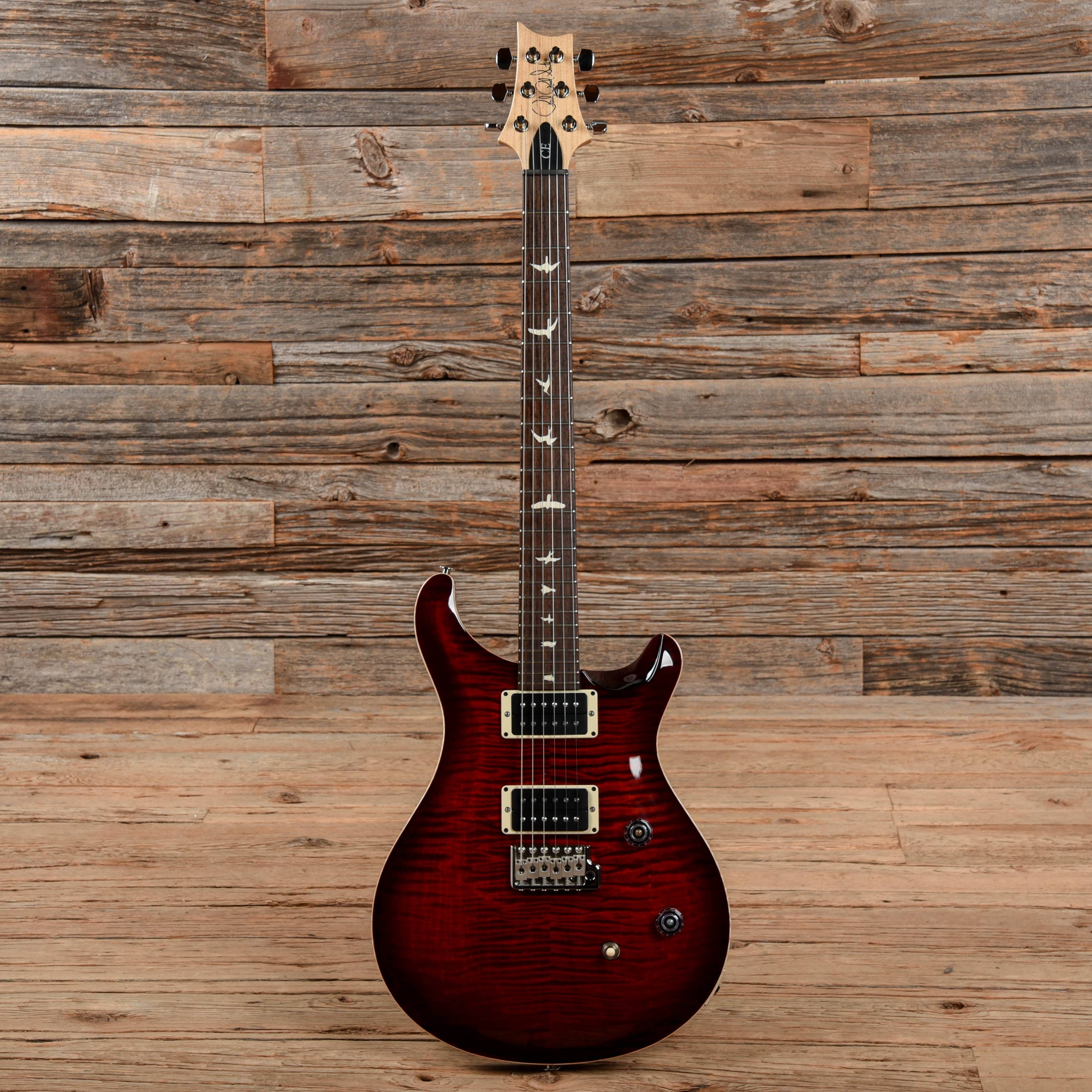 PRS CE 24 Fire Red Burst 2022 – Chicago Music Exchange