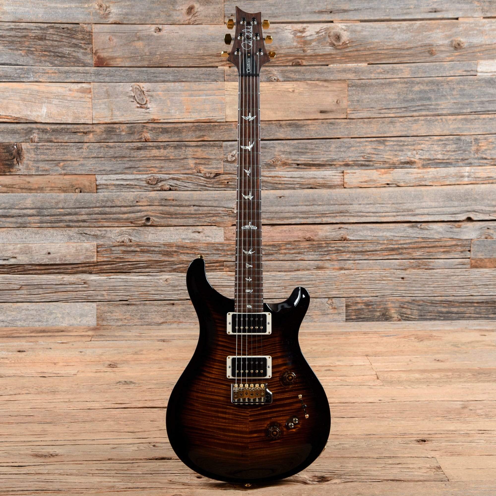 PRS Custom 24-08 10 Top Black Gold Wrap Burst 2019 – Chicago Music Exchange