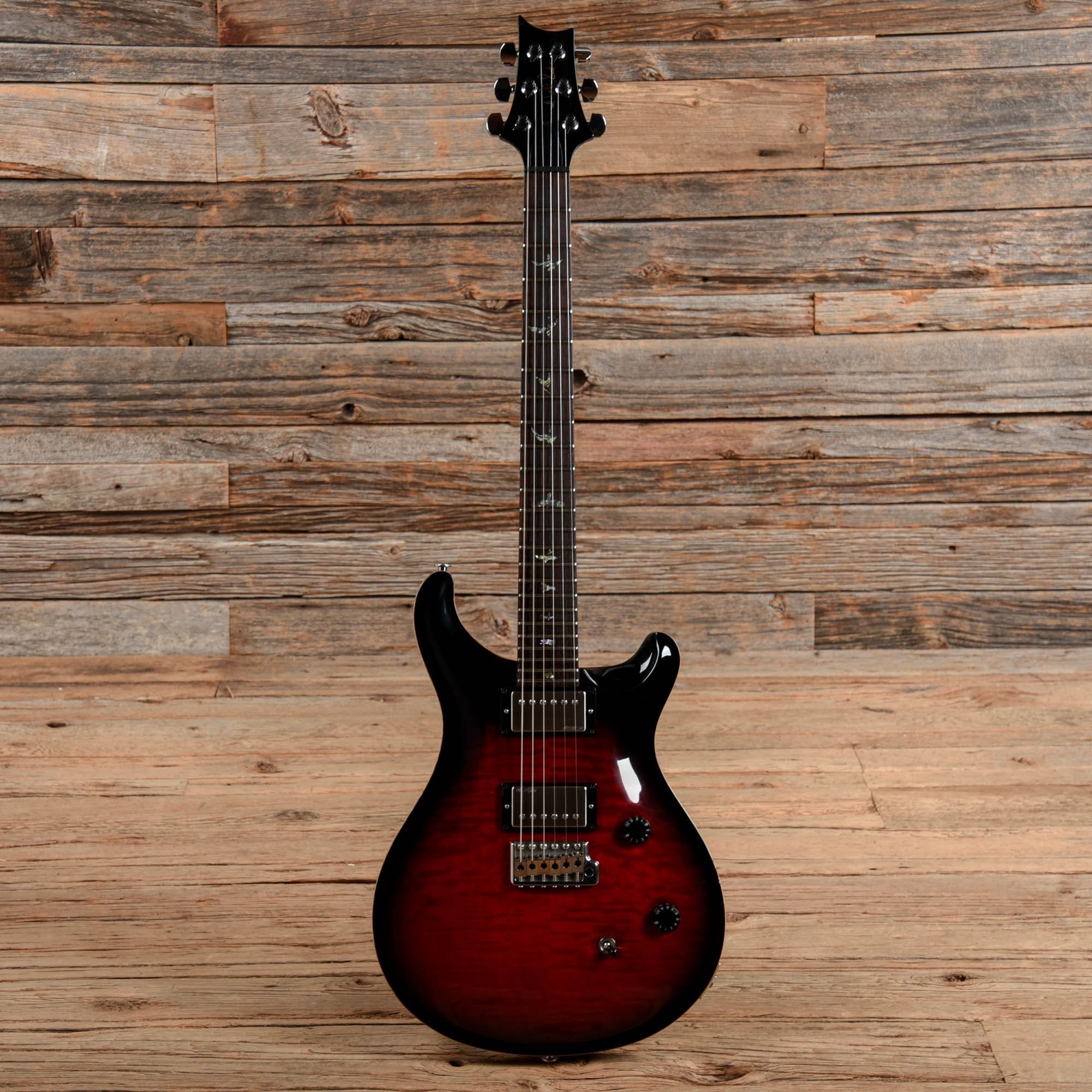 PRS Custom 24 10 Top Fire Red Burst 1996 – Chicago Music Exchange